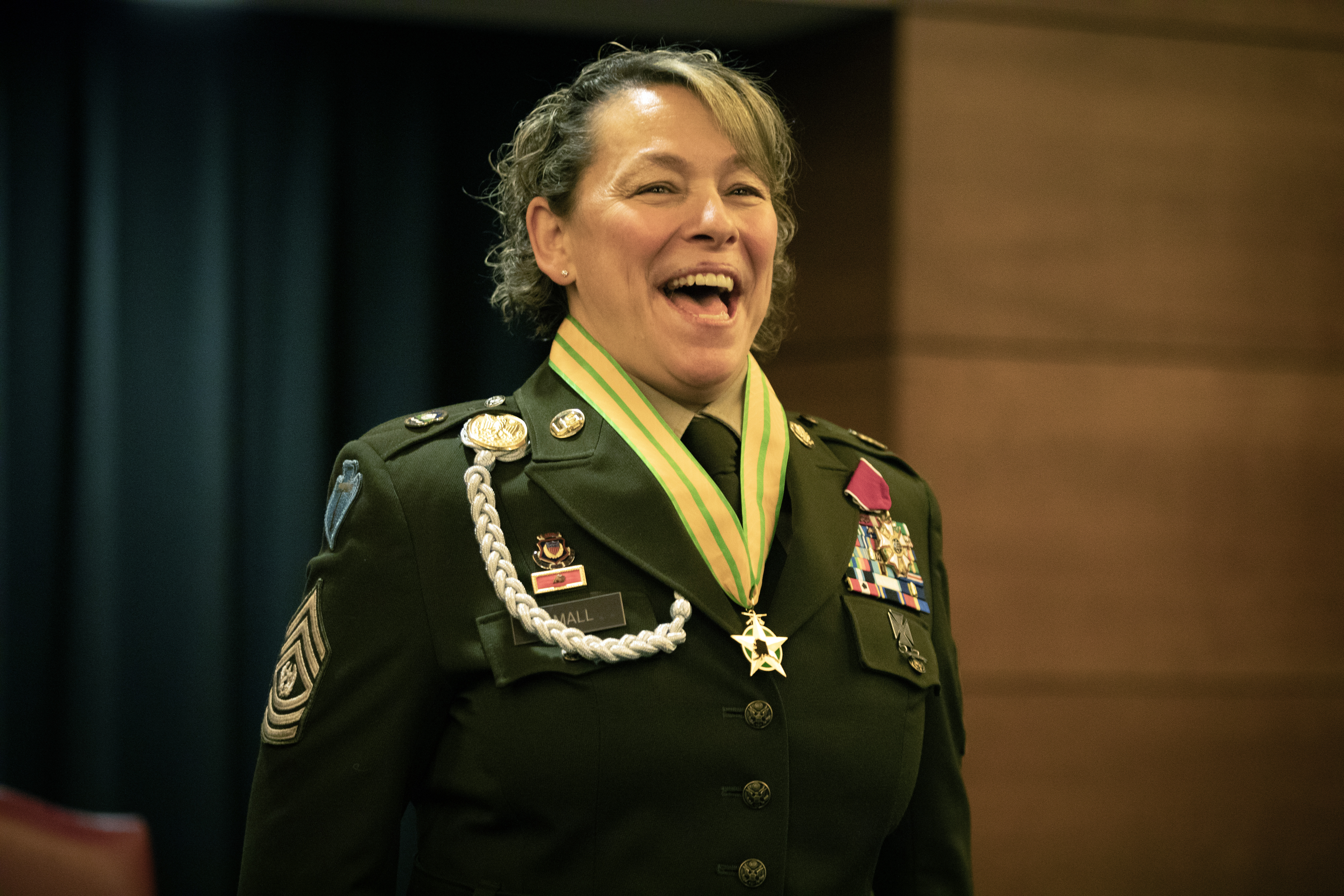 Beloved, longest serving AKNG command senior enlisted leader Small ...