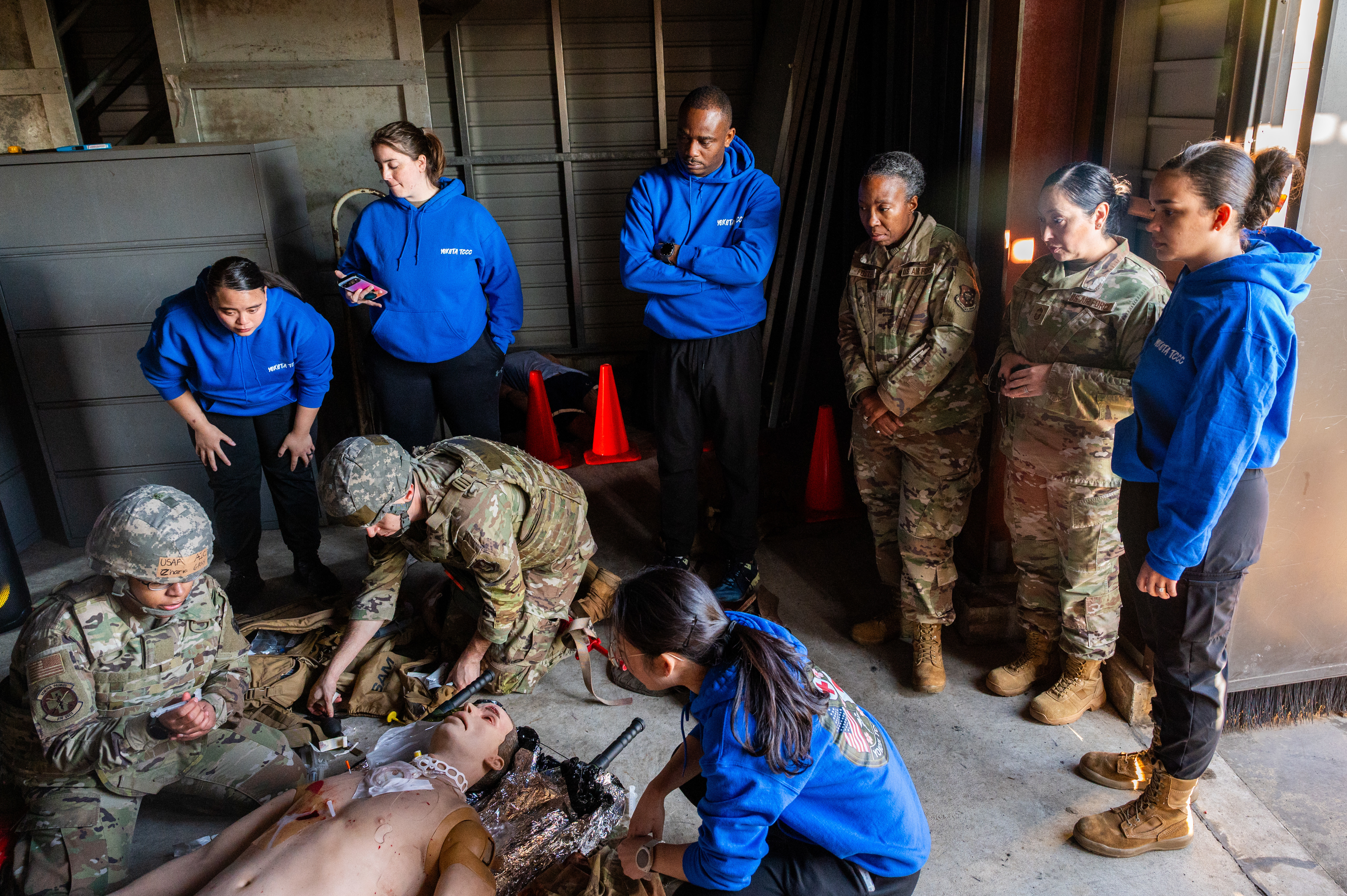 Chief Nurse of the Air Force immerses with 374 MDG > Air Force Medical ...