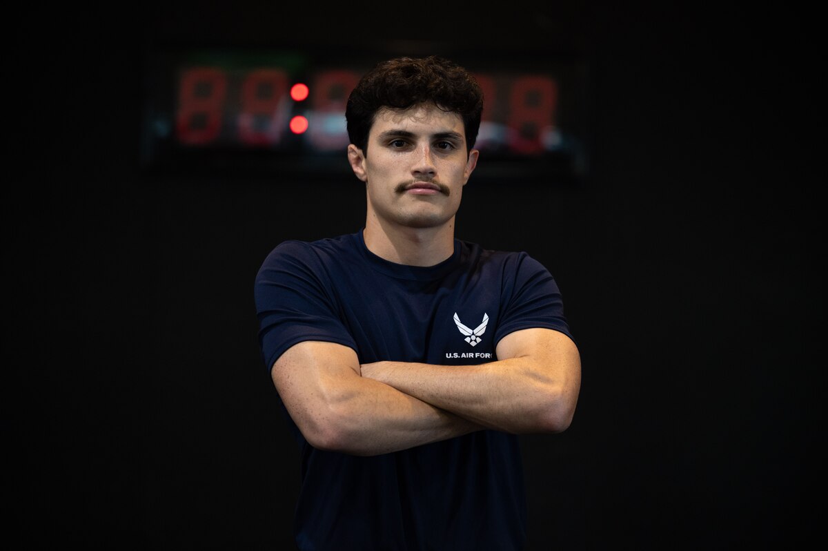 Airman wrestles toward opportunity, Air Force opens door to the mat ...