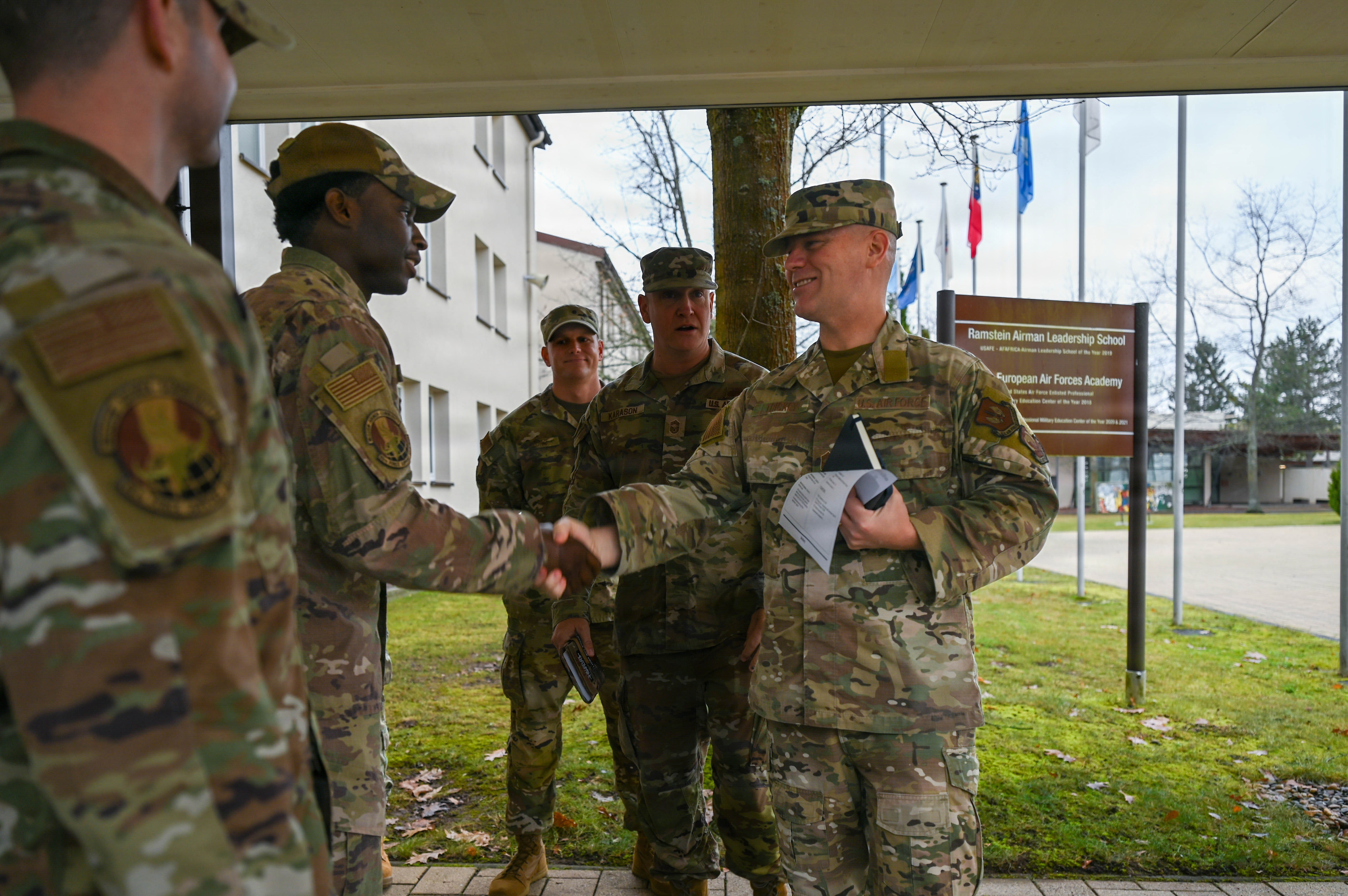 Third Air Force Command Chief tours Ramstein AB > Ramstein Air Base ...