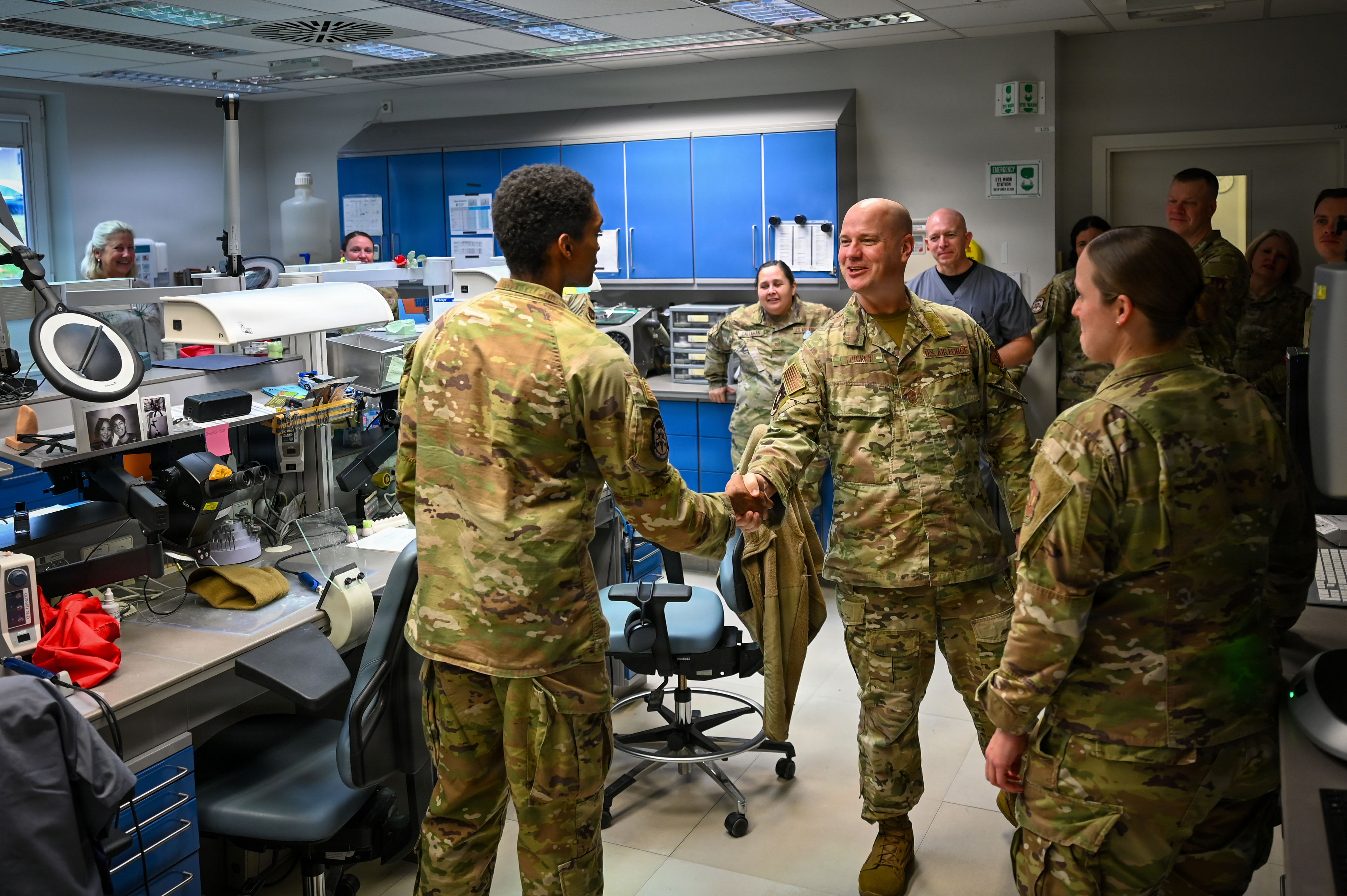 Third Air Force Command Chief tours Ramstein AB > Ramstein Air Base ...