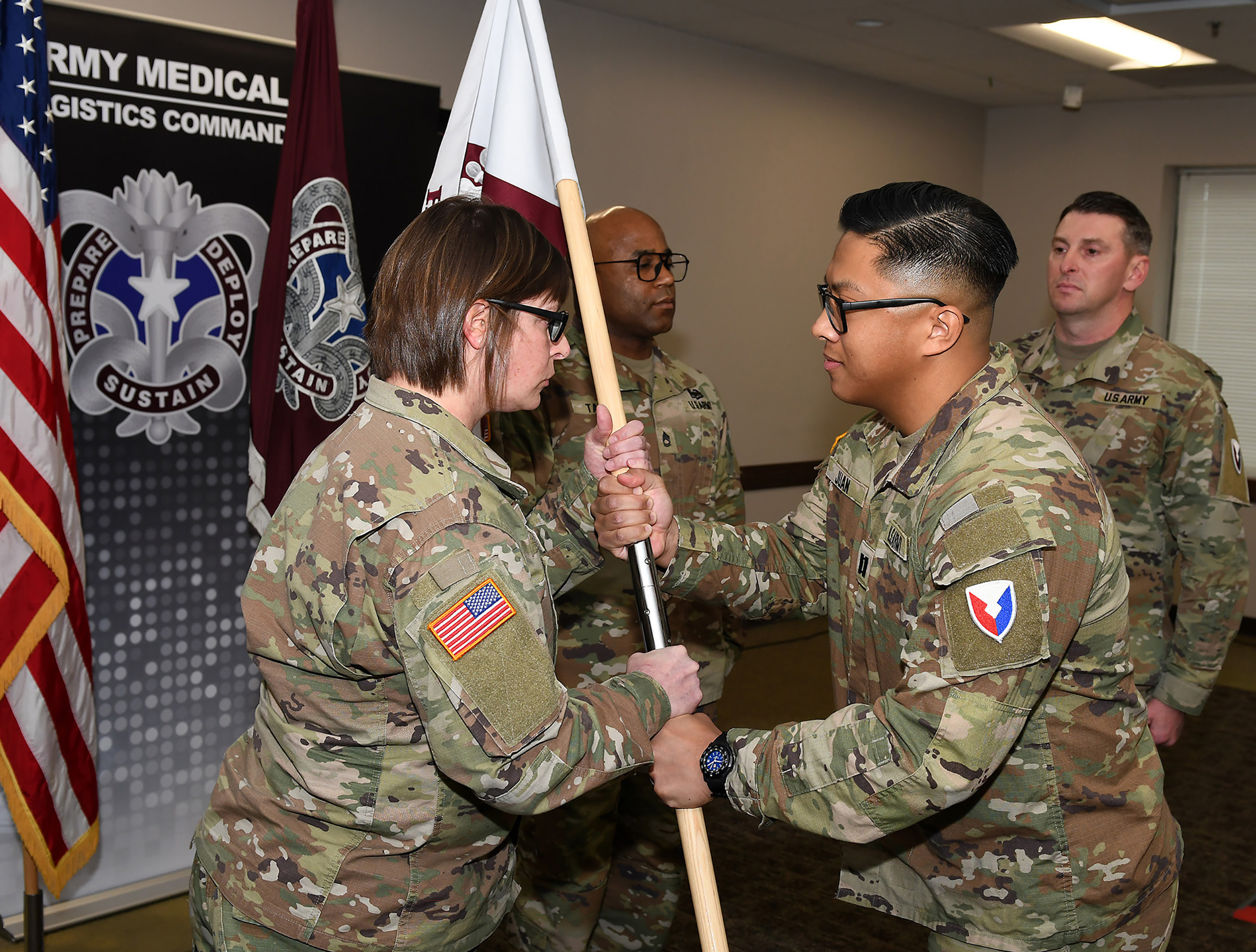 Brown takes reins as senior enlisted leader for AMLC detachment > Army ...