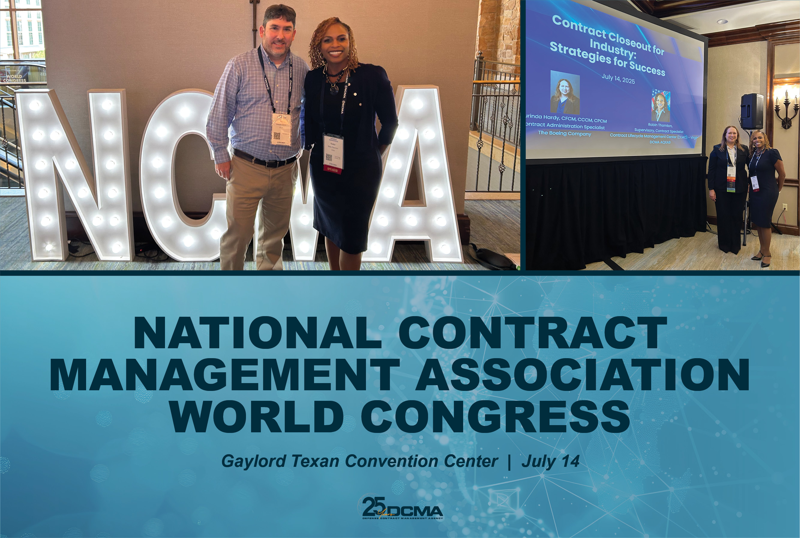 DCMA enhances contract closeout at NCMA World Congress > Defense ...