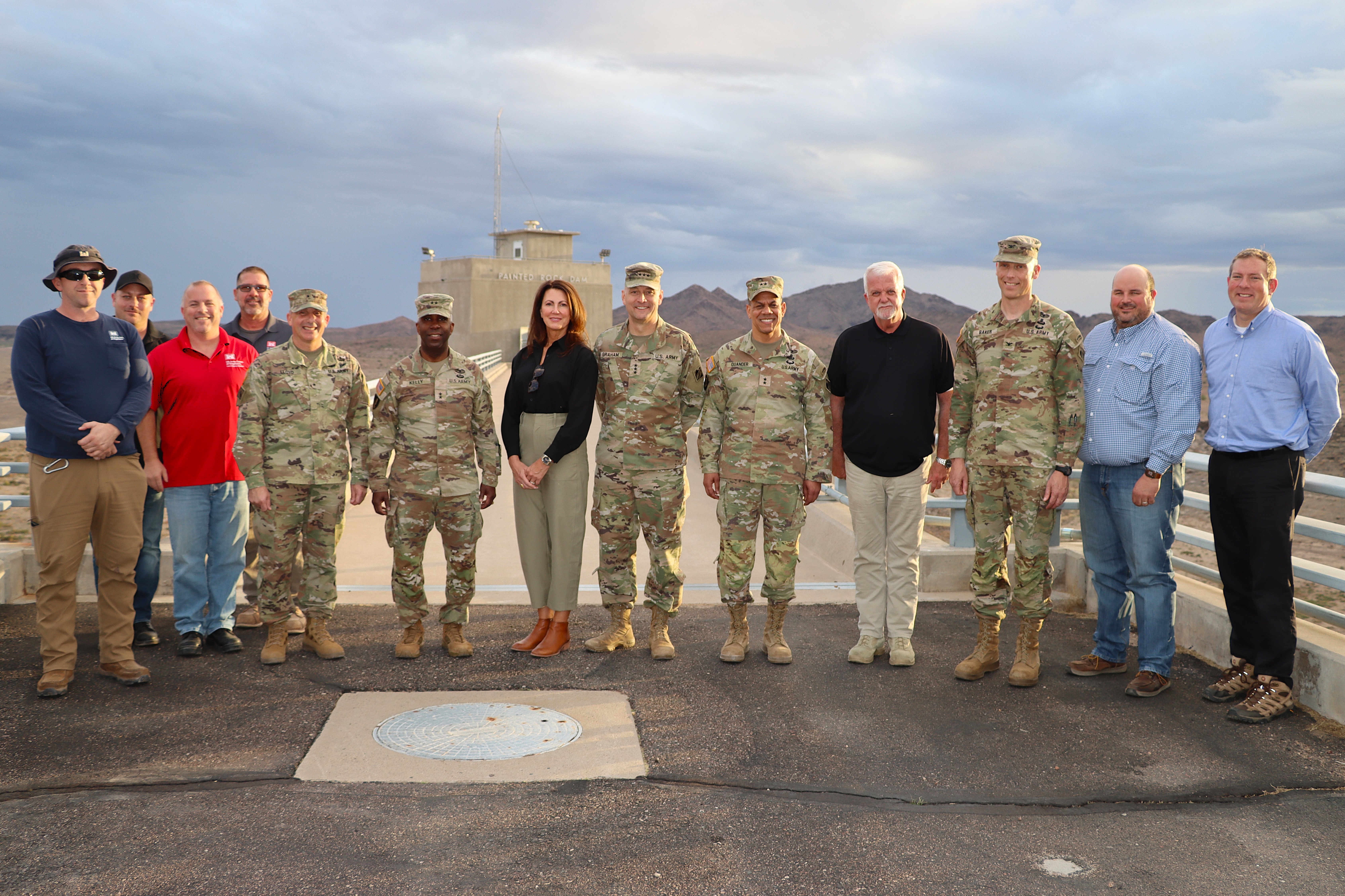 Senior leaders tour Painted Rock Dam > Los Angeles District > Los ...