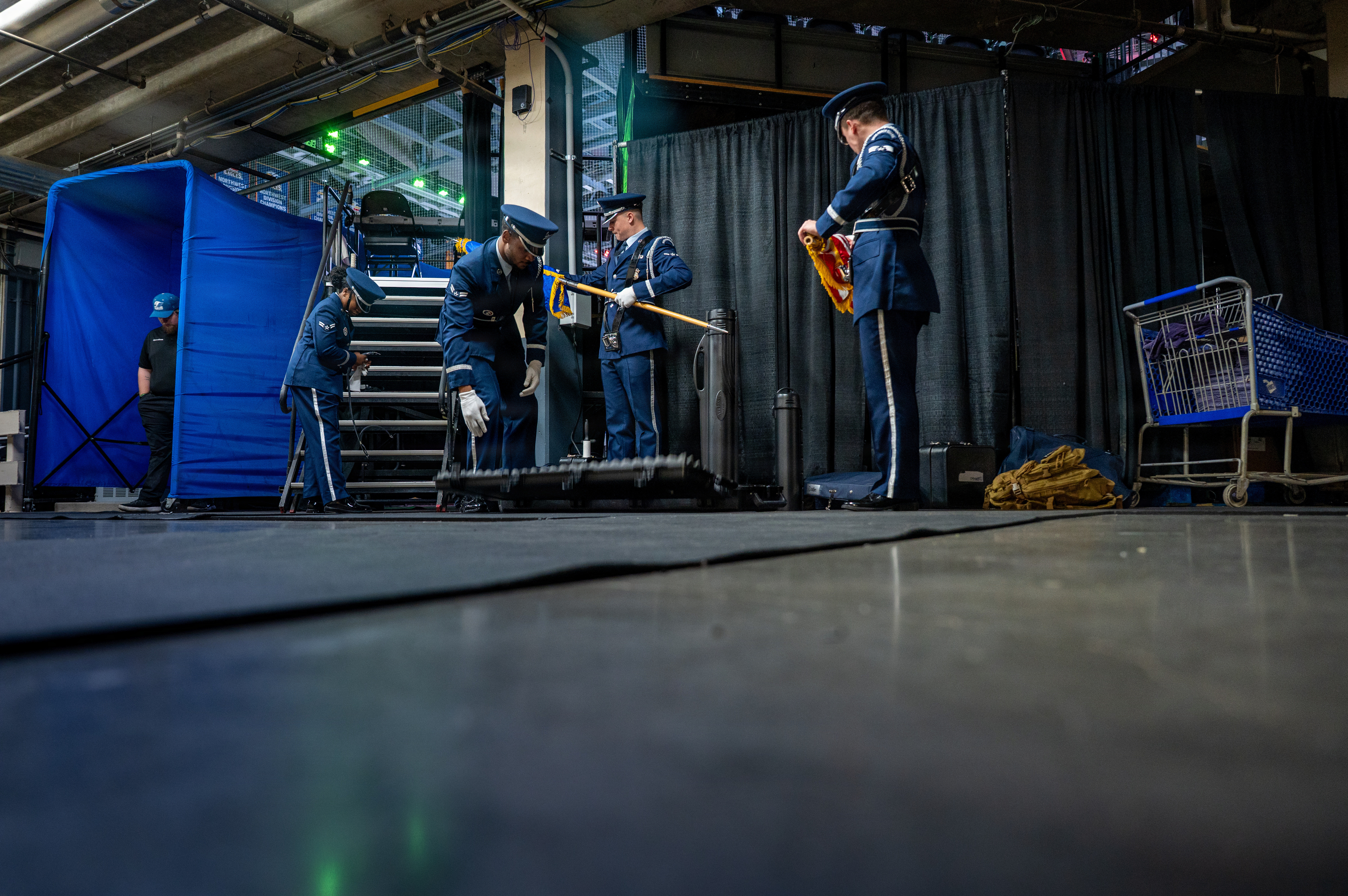 F.E. Warren AFB Honor Guard Performs at a Colorado Eagles Game > F.E ...