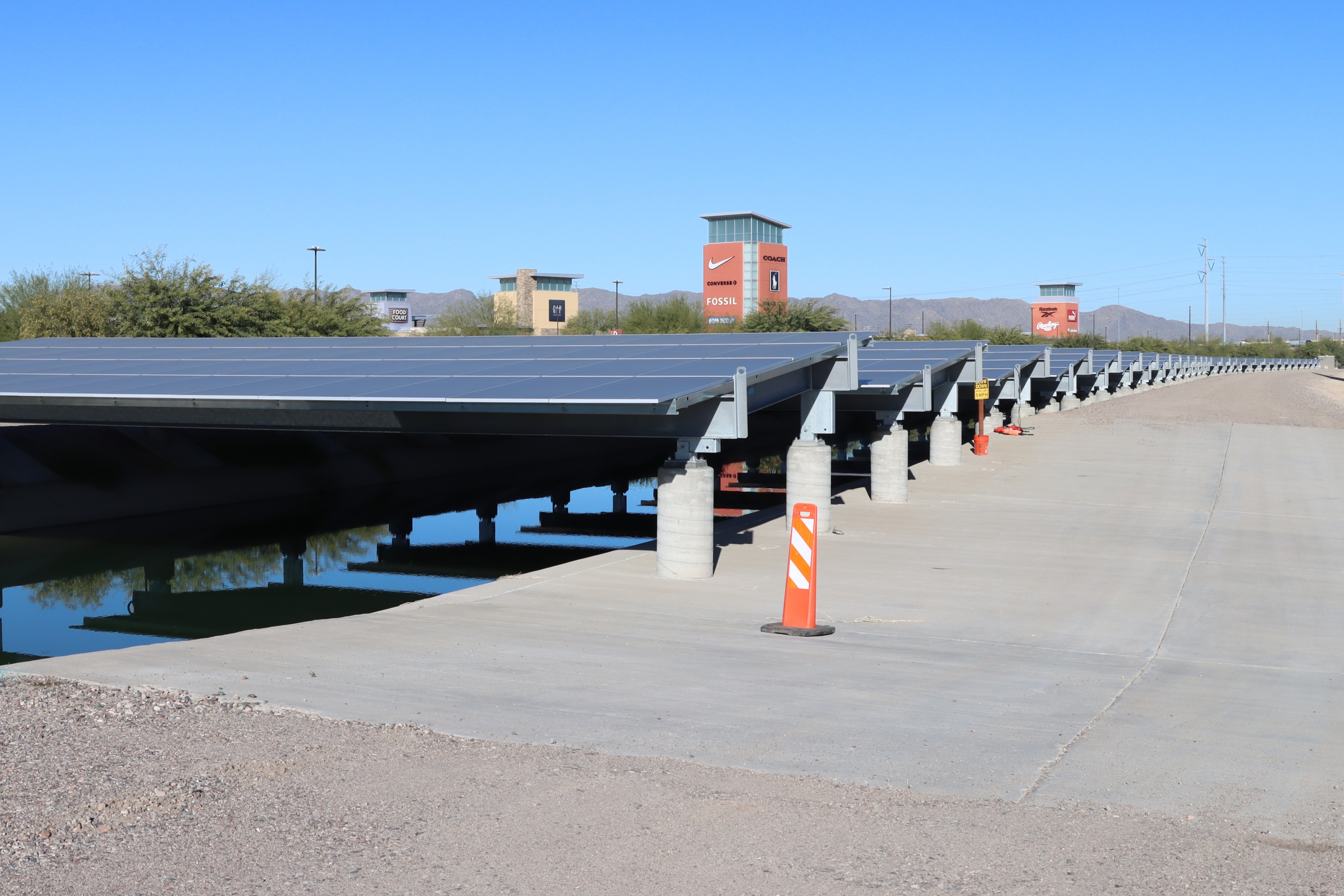 District celebrates completion of solar-over-canal project at Gila ...
