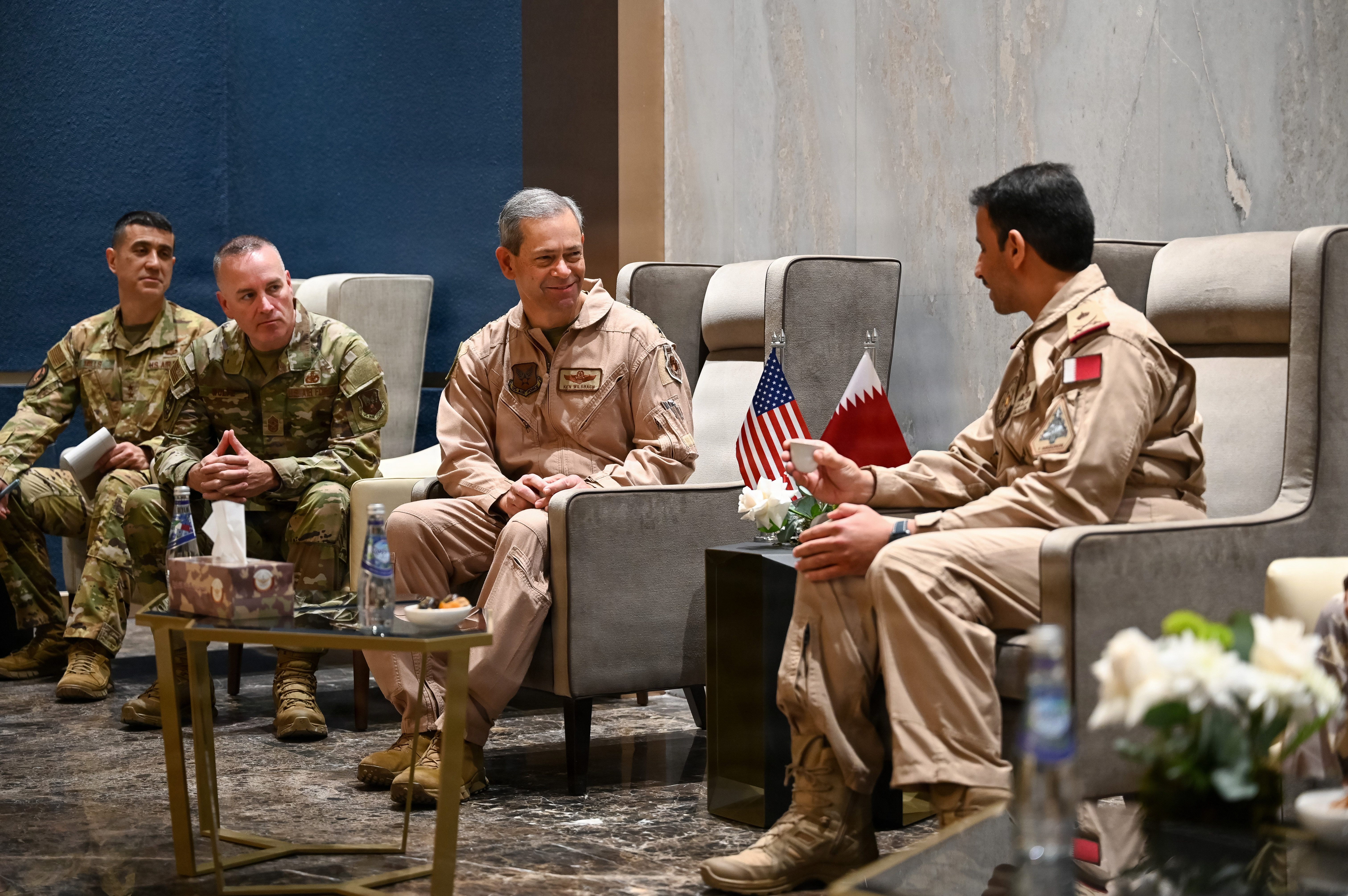 CSAF and CMSAF connect with Airmen in CENTCOM AOR during holiday visit