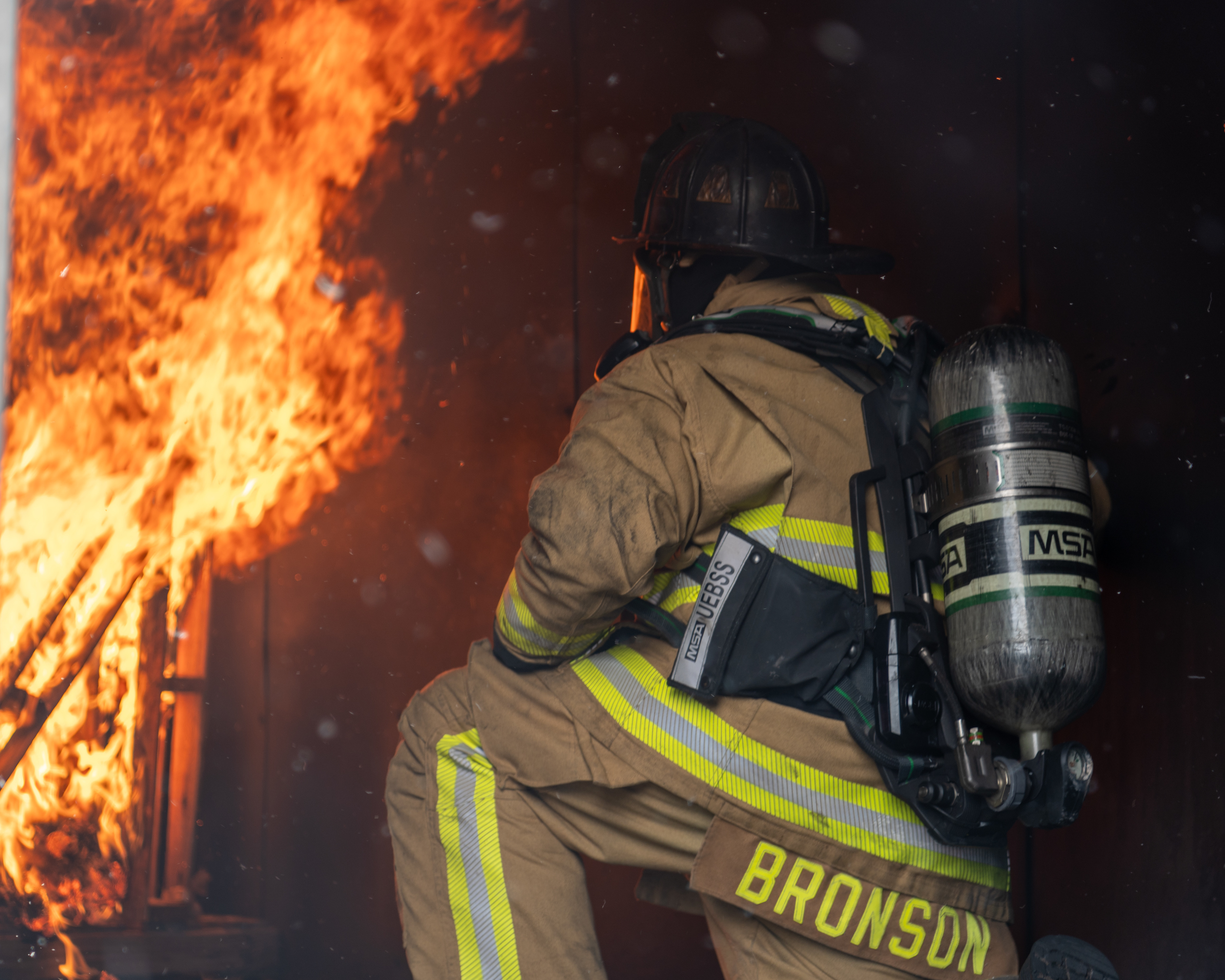 Tinker Firefighters Train for the Fight Inside the Fire > Tinker Air ...