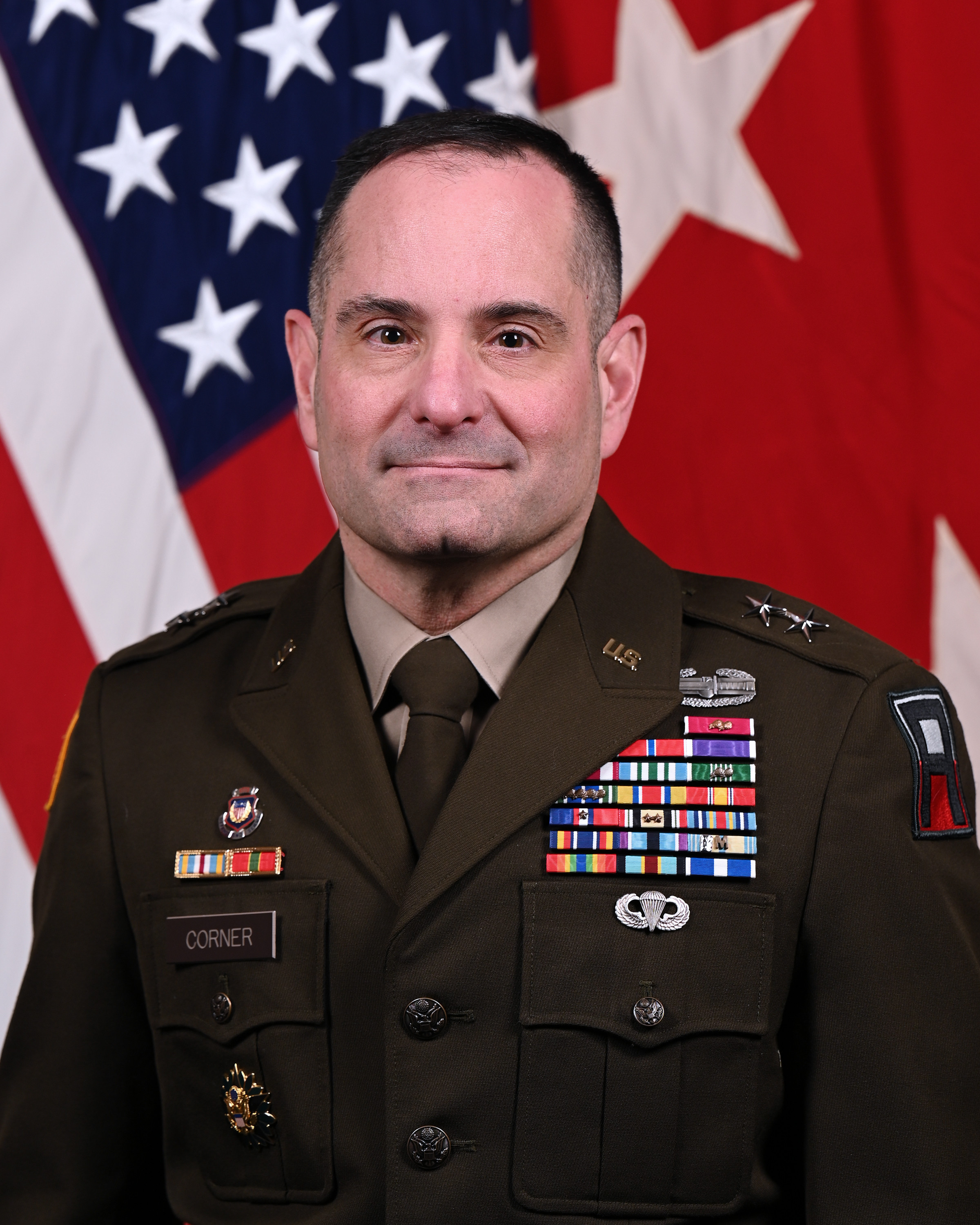 Maj. Gen. Richard Corner II > First Army > Biography View
