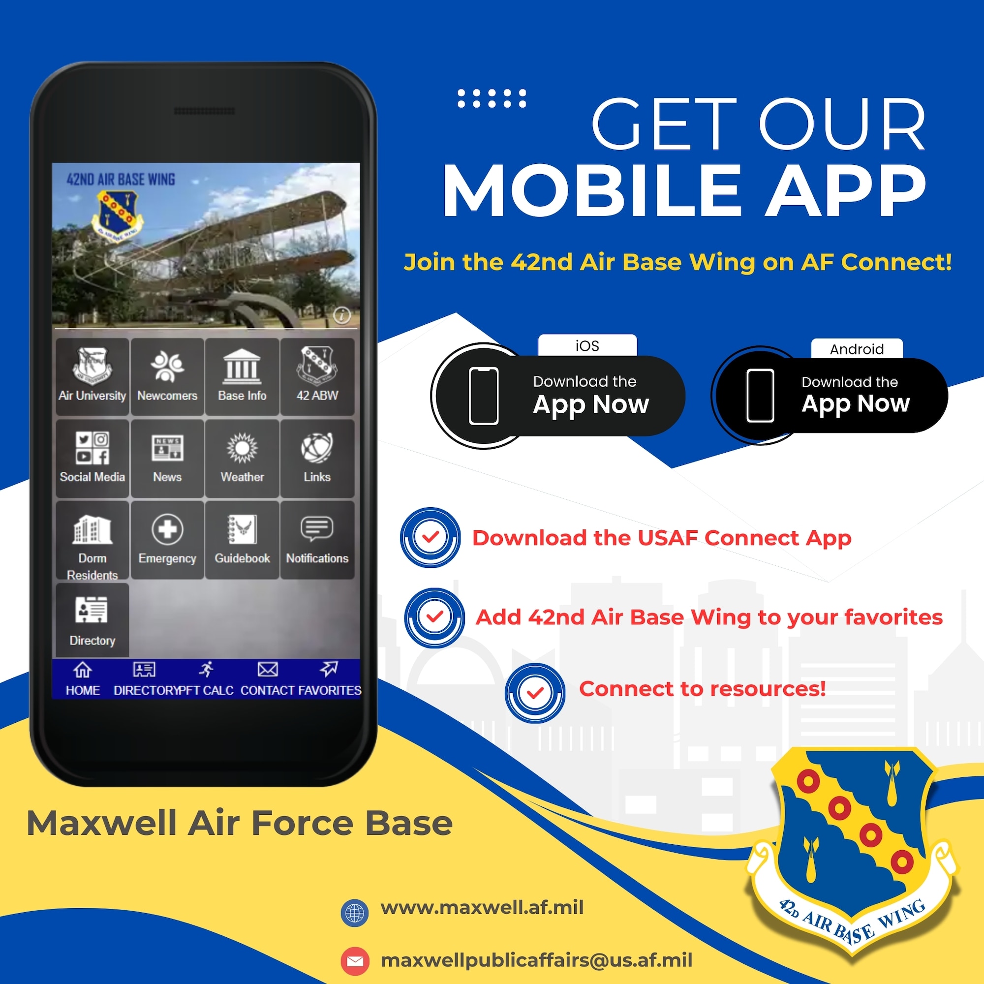 Maxwell AFB goes mobile: New app offers easy access to base information ...