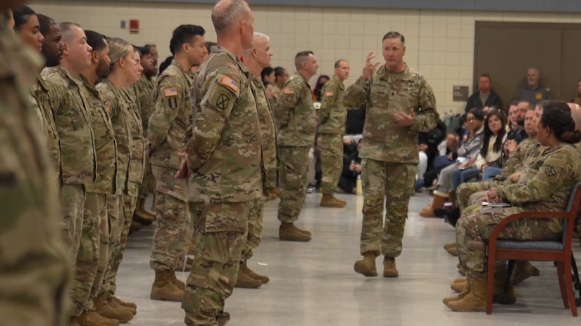 The 990th Engineer Company completes departure ceremony for overseas ...
