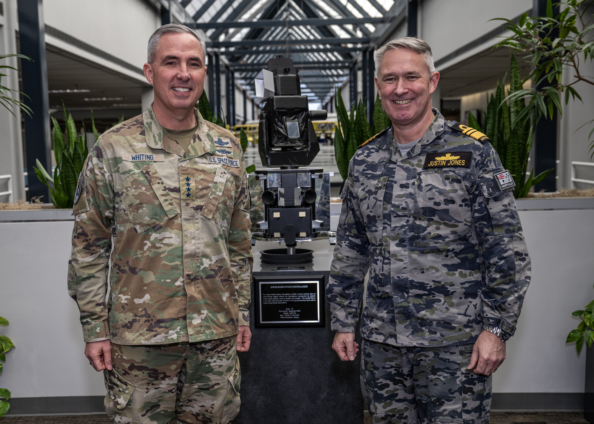 Usspacecom Hosts Australian Chief Of Joint Operations United States Space Command Article