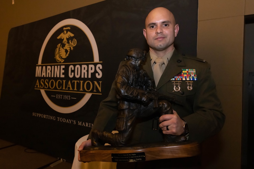 1st Lt. Shaun M. Blue Leadership Trophy Honors Exceptional Service > I ...
