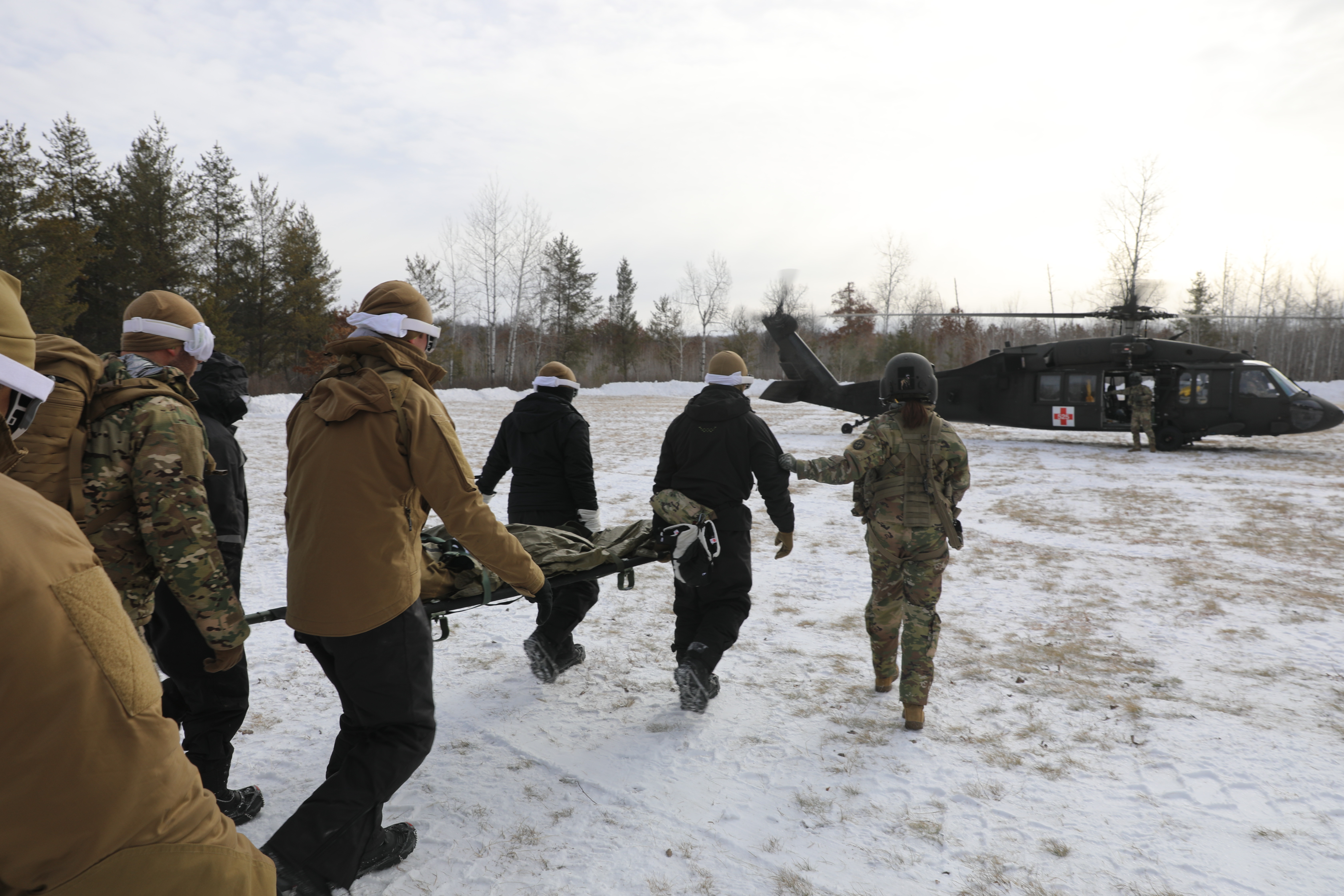 U.S. Navy EOD and divers conduct arctic warfare training exercise ...