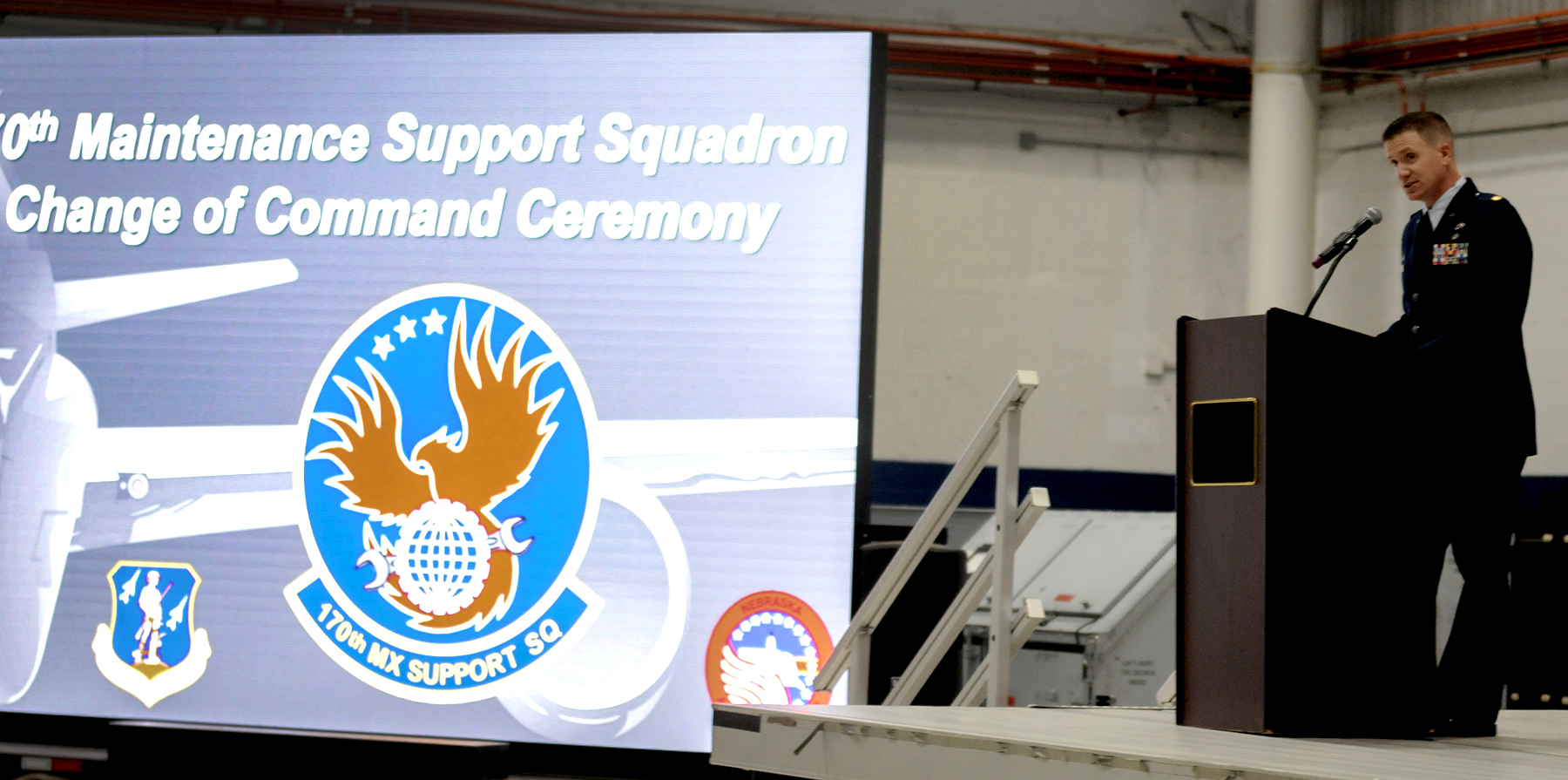 New Air Guard Maintenance Support Squadron conducts first change of ...