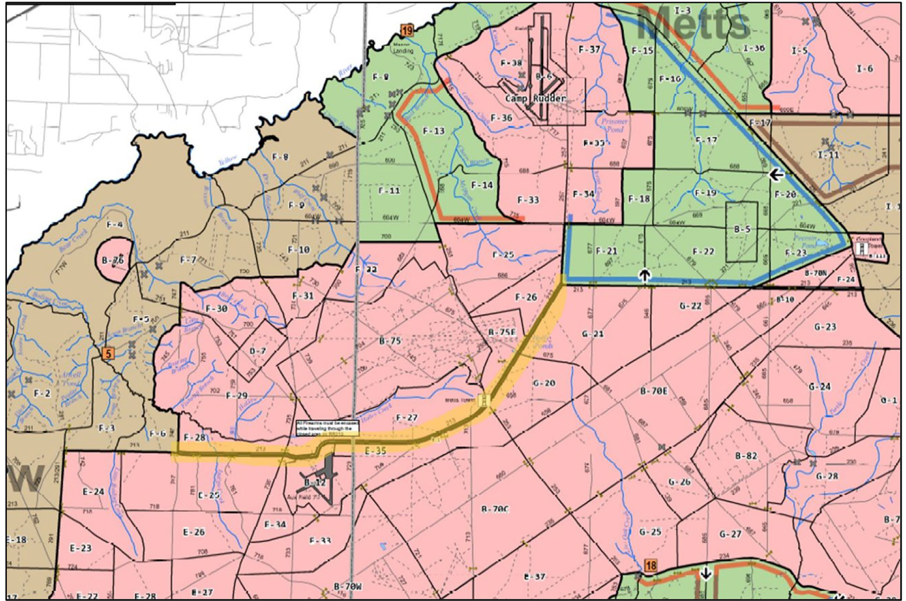 Range Road 213 now considered Closed Area > Eglin Air Force Base ...