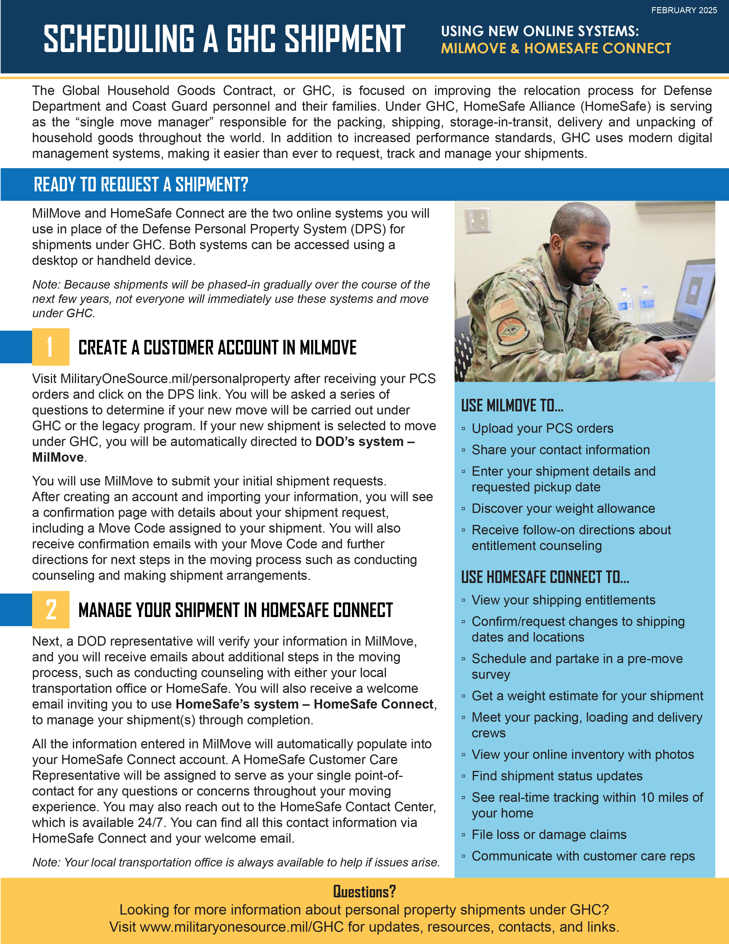 Global Household Goods FAQ's > Kirtland Air Force Base > Article Display