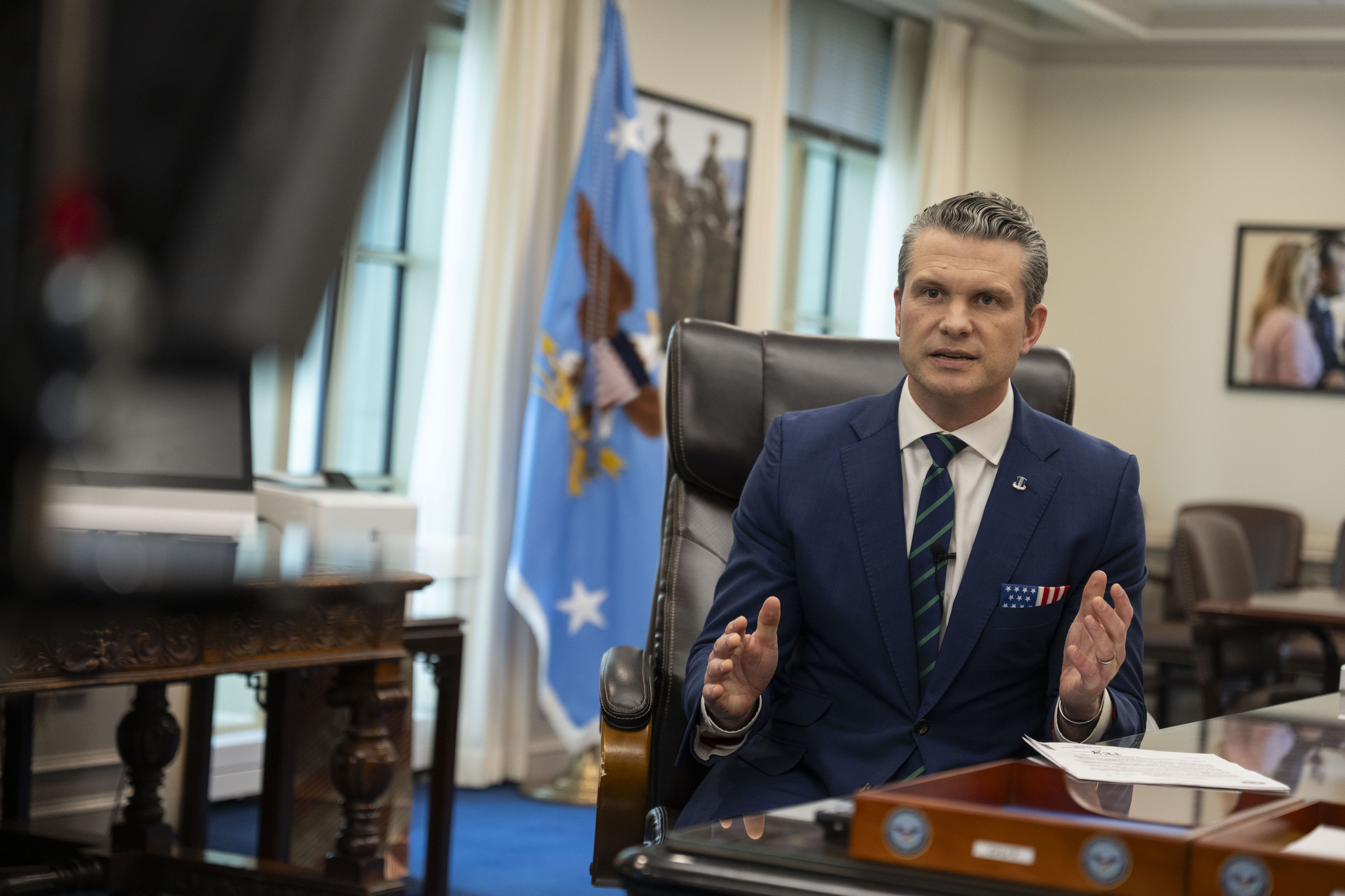 Hegseth addresses strengthening military by cutting excess, refocusing ...