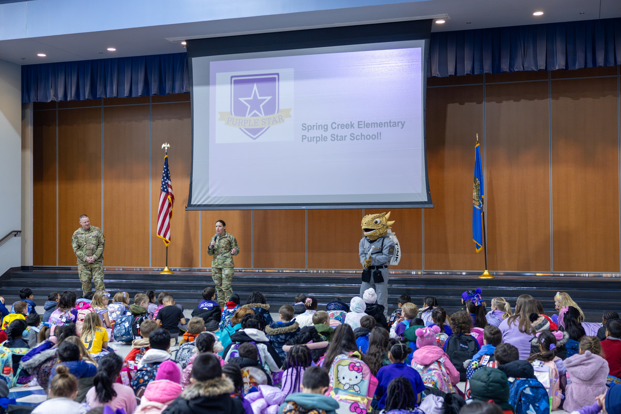 Spring Creek Elementary designated as a military-friendly Purple Star ...