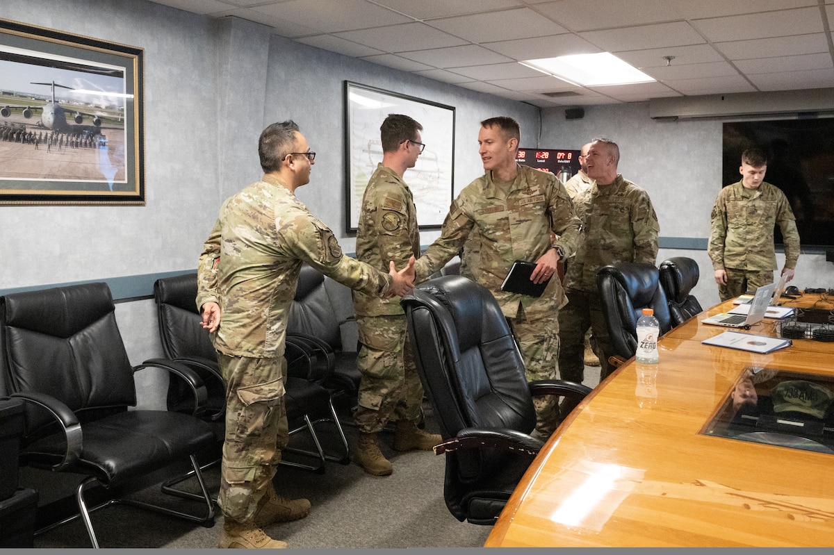 USAFEC commander tours 733d Air Mobility Squadron > Kadena Air Base ...