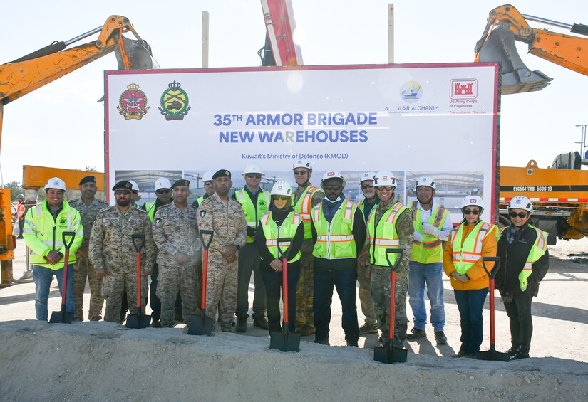 USACE Breaks Ground on Warehouses for Kuwait’s legendary 35th Brigade ...