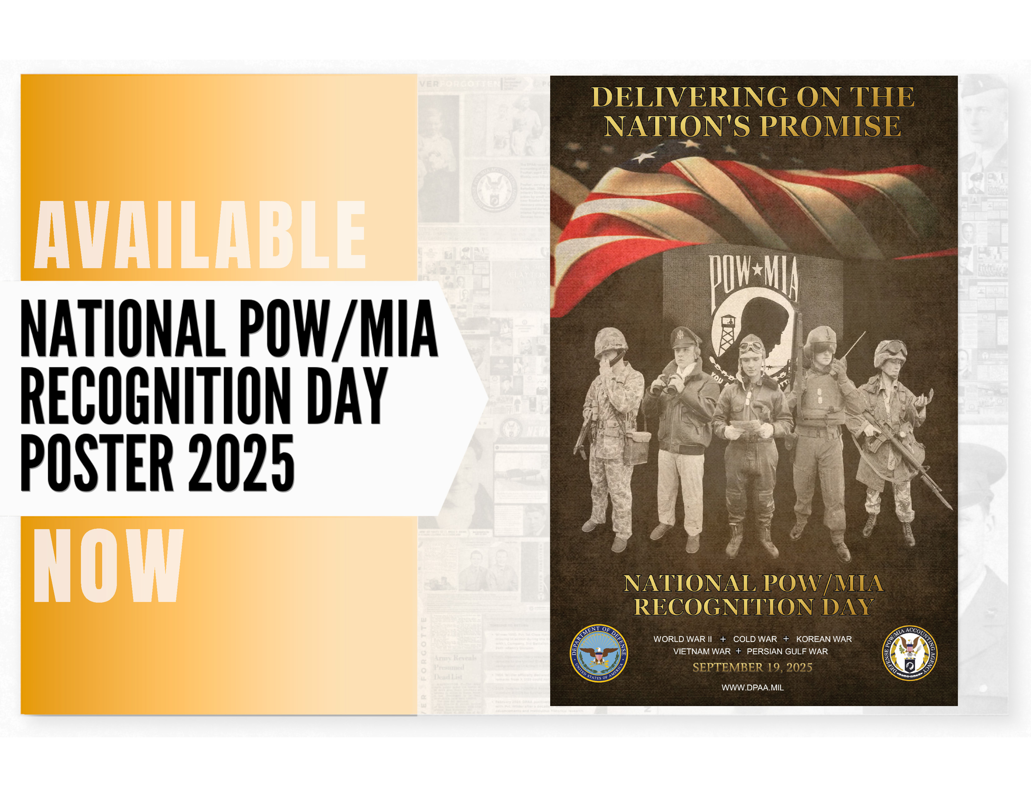 2025 POW/MIA Recognition Day Poster Available