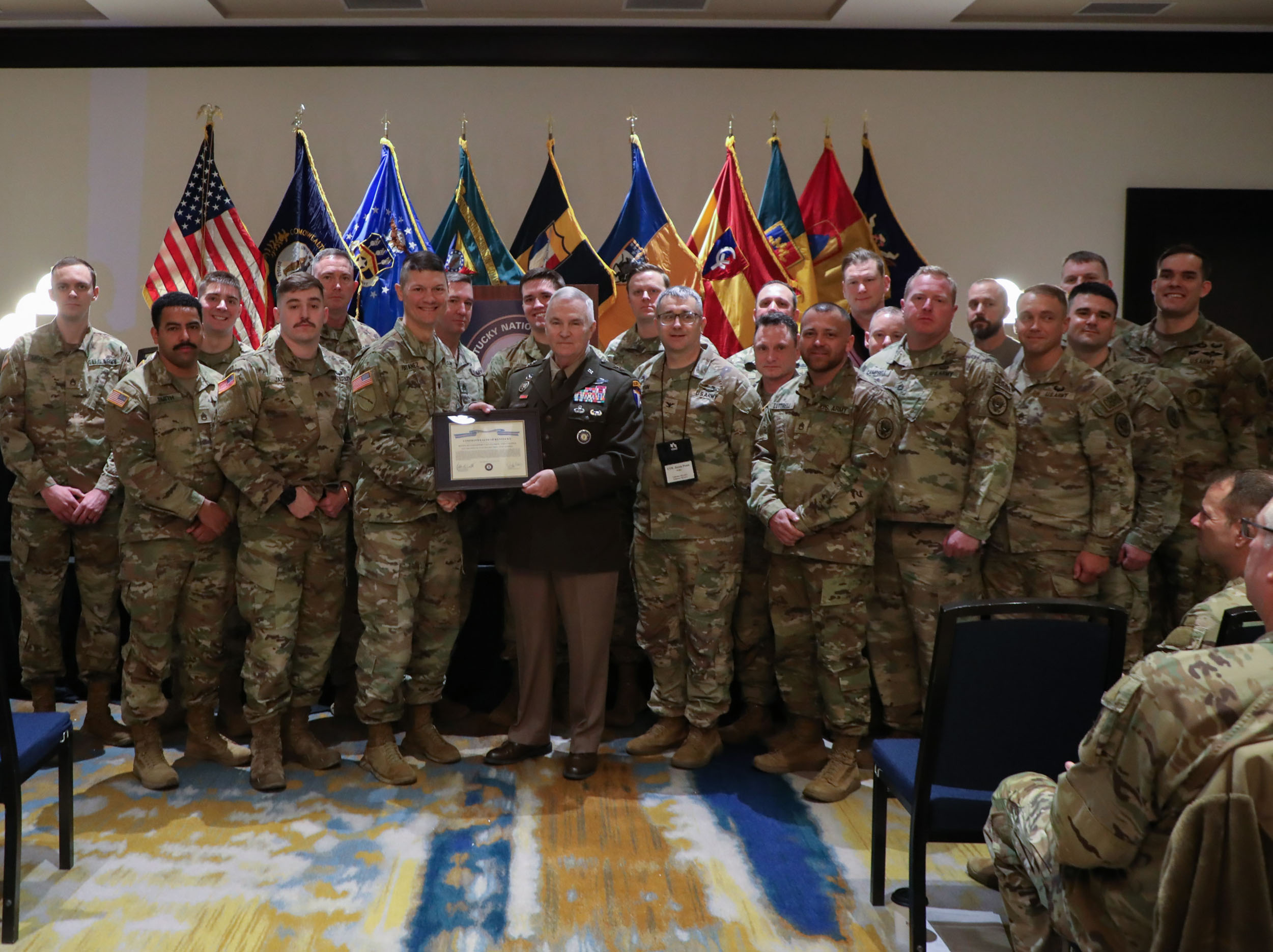 Governor honors two Kentucky Guard units at conference > 75th U.S. Army ...