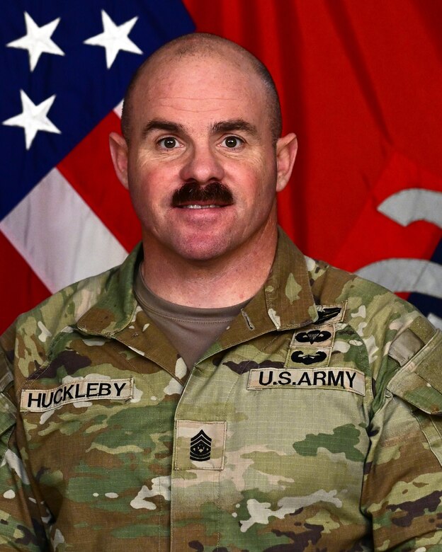 CSM Jake “Huck” Huckleby > 1st Infantry Division > Leadership Display