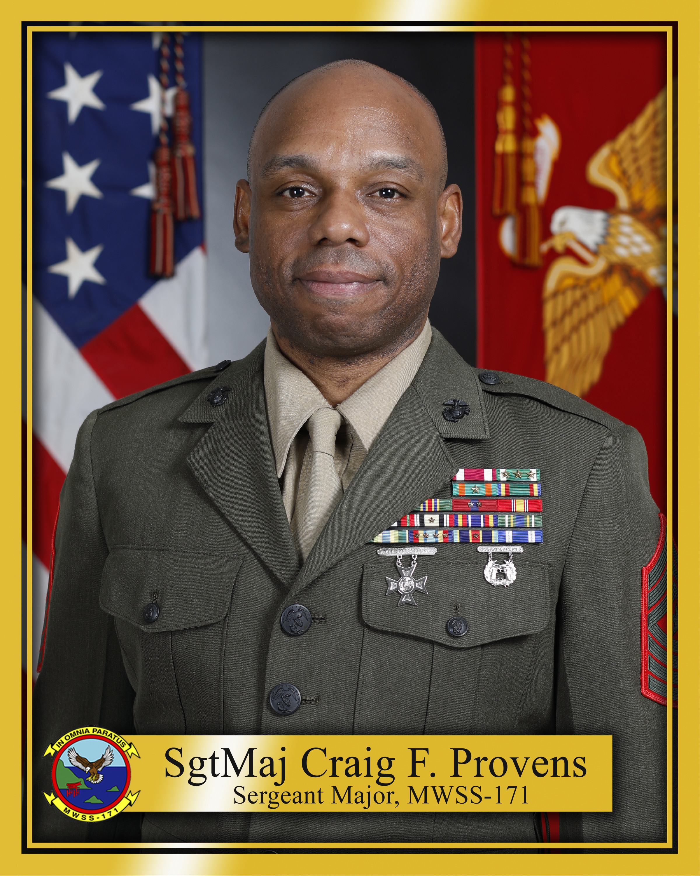 Sergeant Major Craig F. Provens > 1st Marine Aircraft Wing > LEADERS