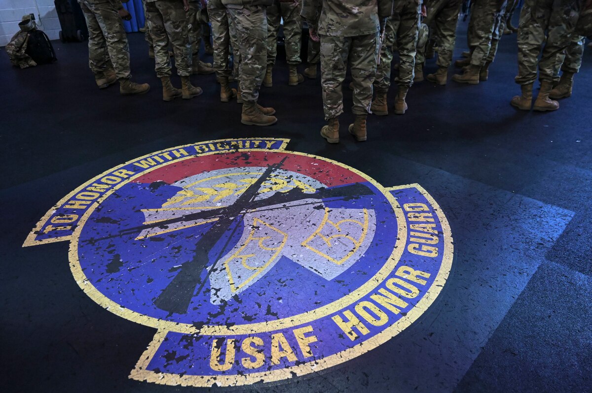 US Air Force, Space Force Honor Guard host deployment readiness ...