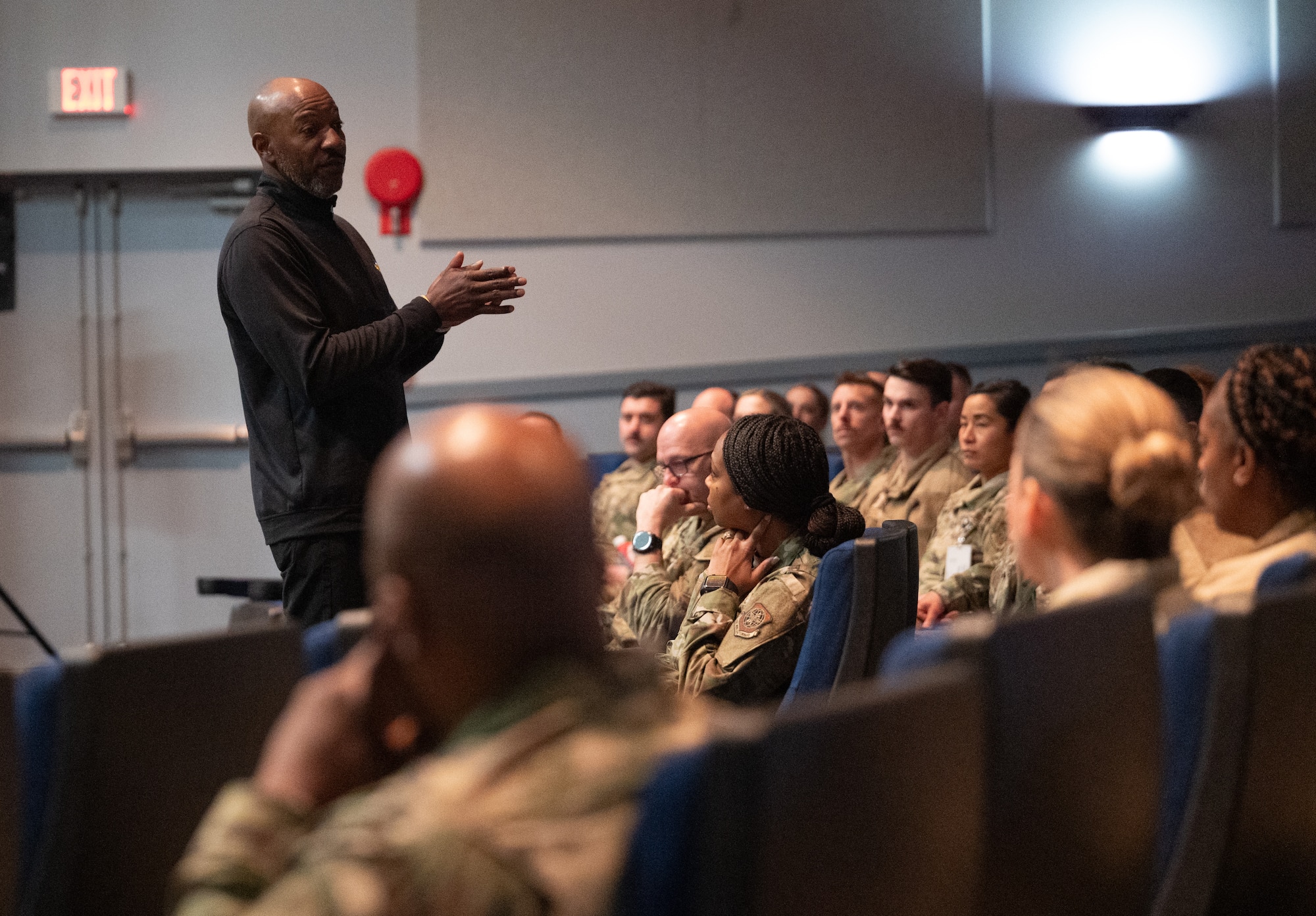 Kaleth Wright teaches professional development at Dover AFB > Dover Air ...