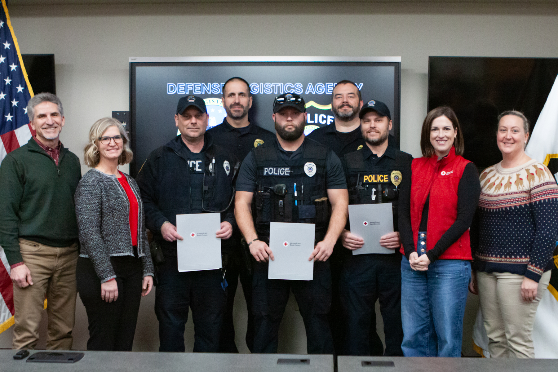 DLA Installation Management at Susquehanna police officers receive ...