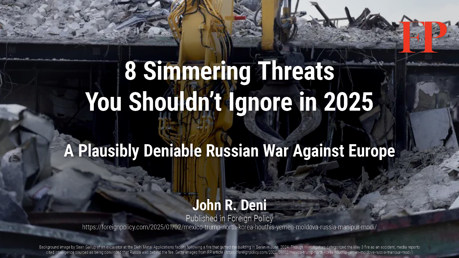 8 Simmering Threats You Shouldn’t Ignore in 2025: A Plausibly Deniable ...
