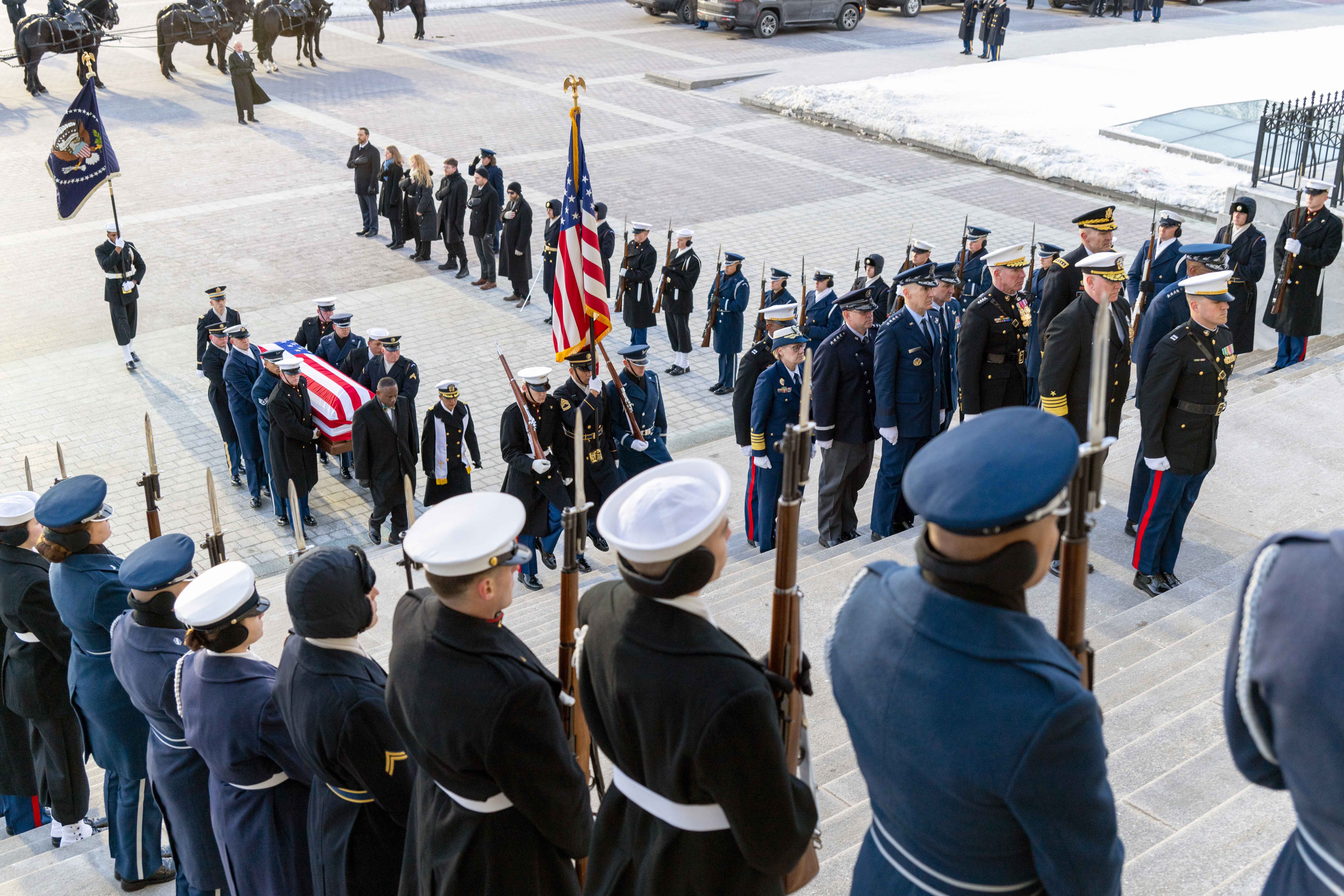 Carter's Humble Legacy Honored With Full Military Splendor in ...