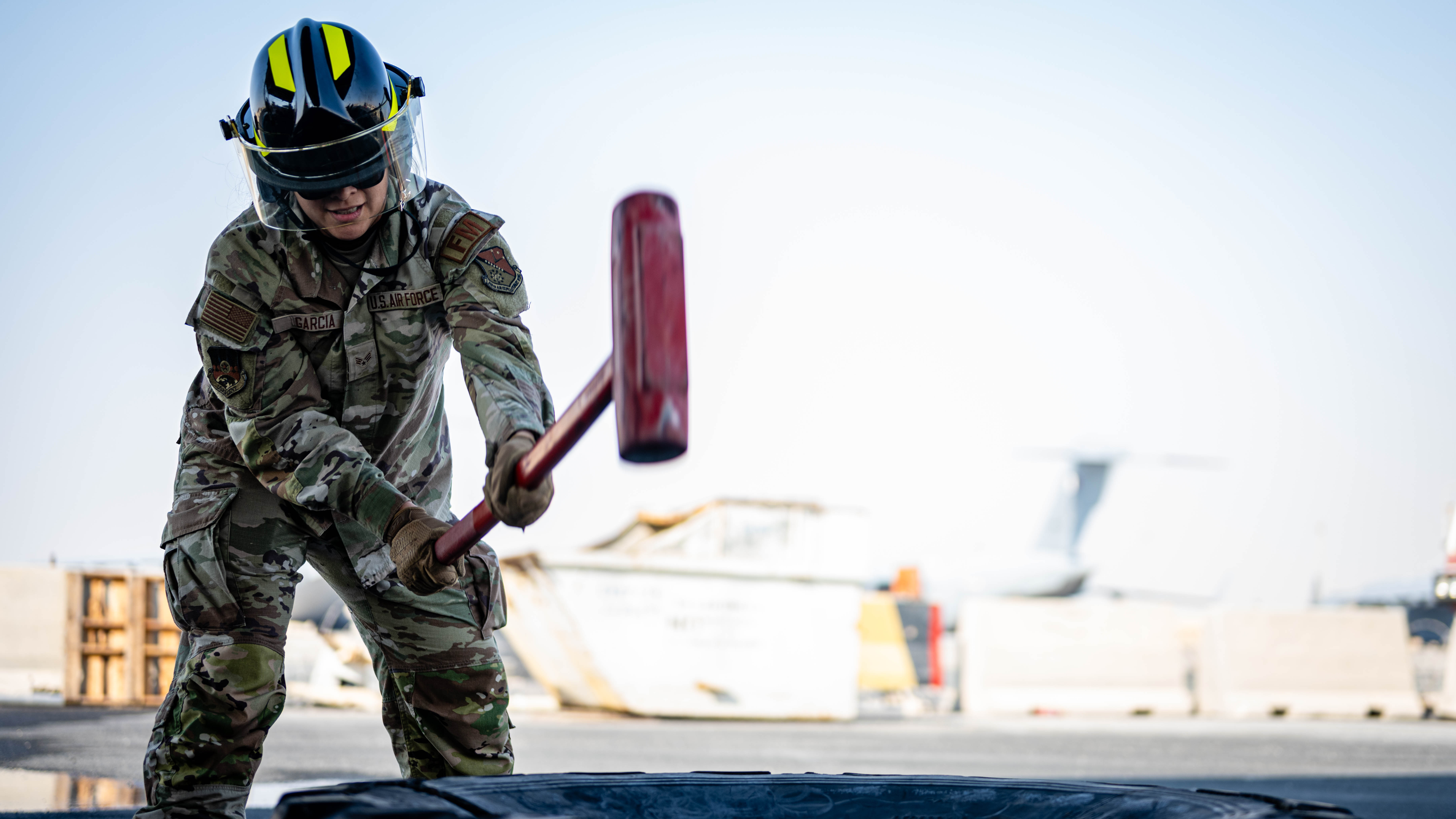 379th ECES firefighters host Firefighter for a Day > U.S. Air Forces ...