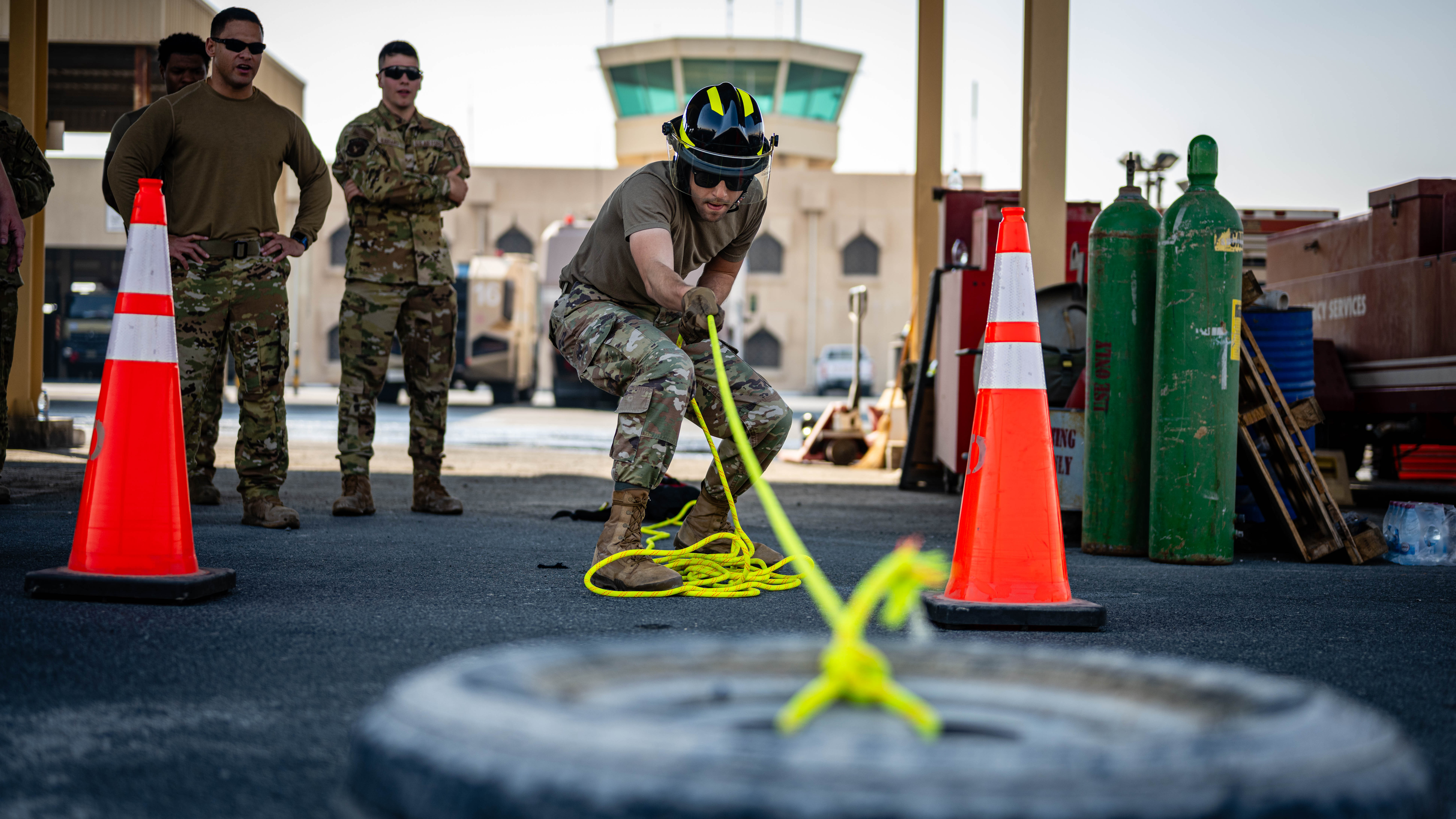 379th ECES firefighters host Firefighter for a Day > U.S. Air Forces ...