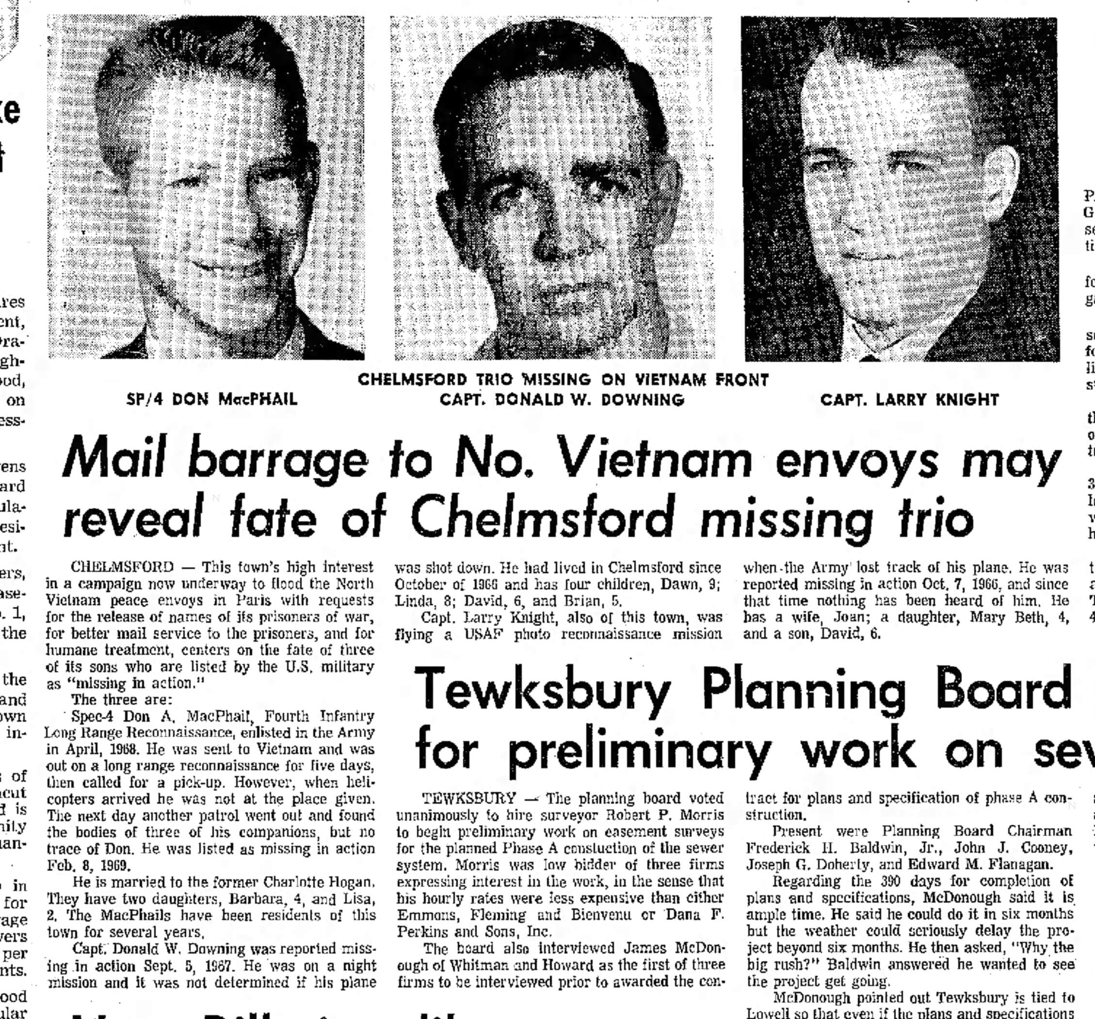 Pilot Accounted For From Vietnam (Downing, D) > Defense POW/MIA ...