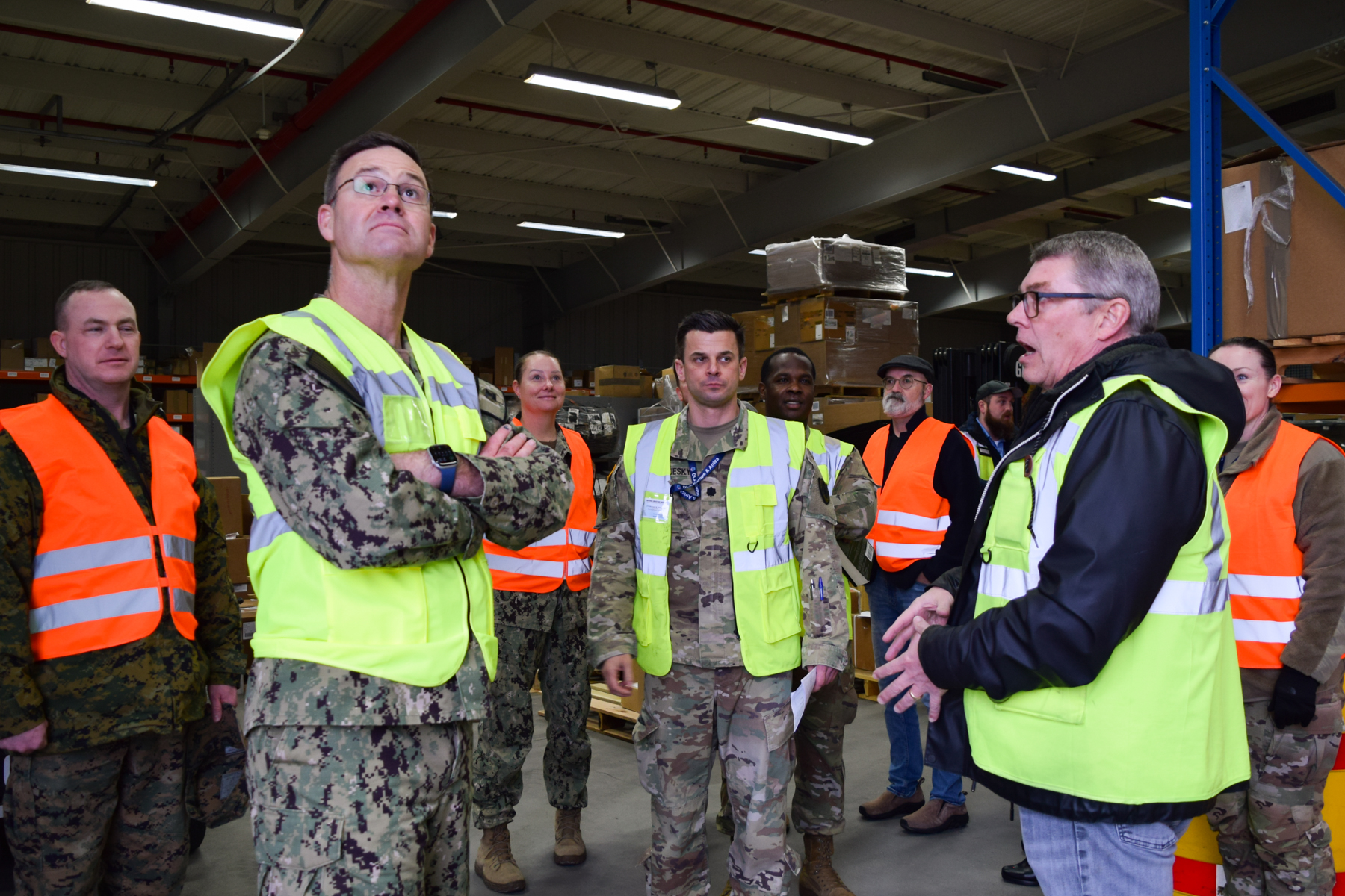 DLA Distribution commander tours Europe distribution center > Defense ...