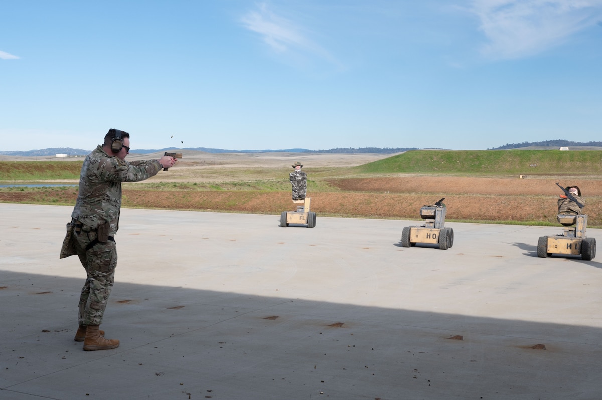Beale defenders train on autonomous targets at the range > Beale Air ...