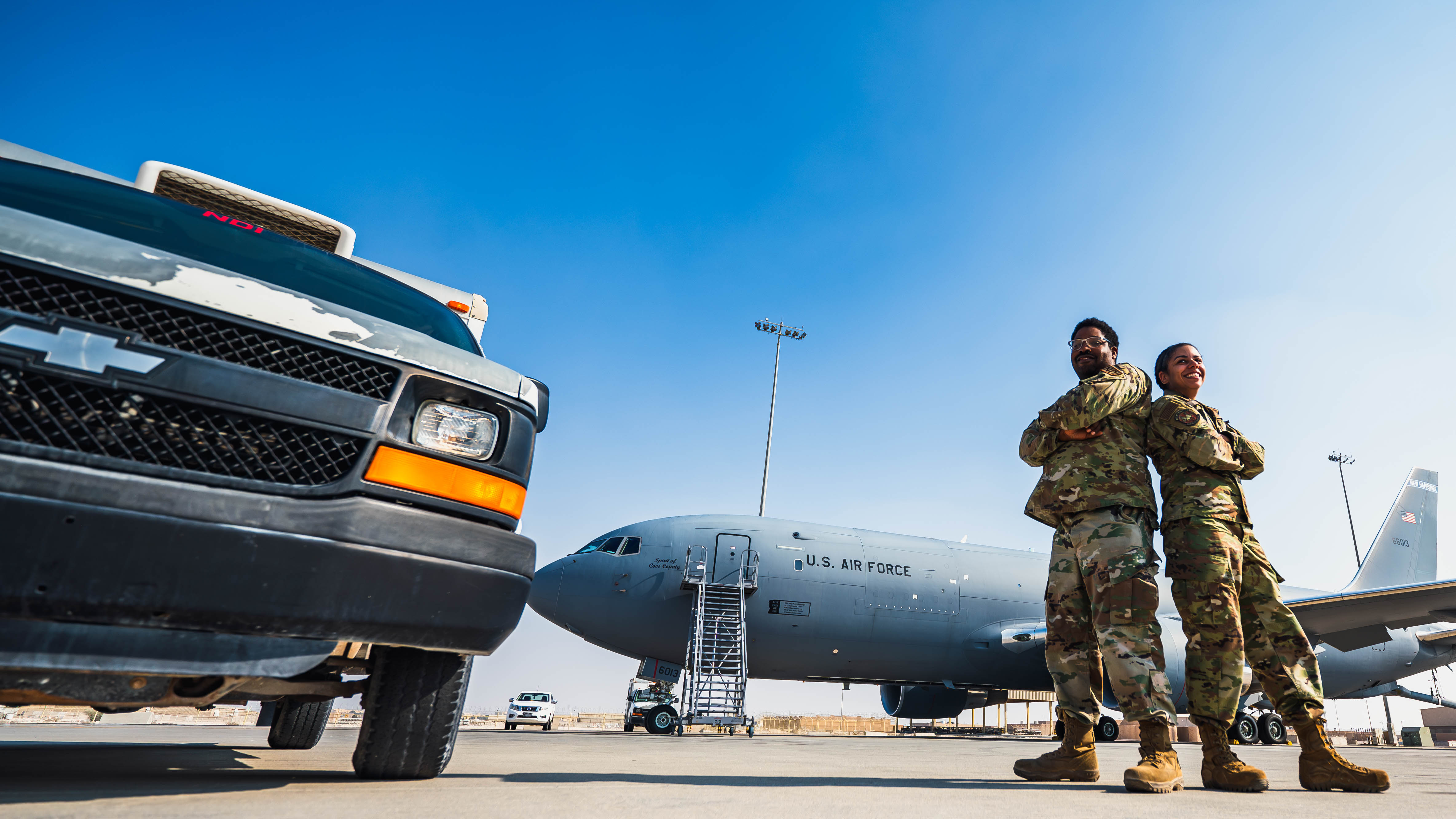 NDI specialists inspect aircraft damages > U.S. Air Forces Central ...