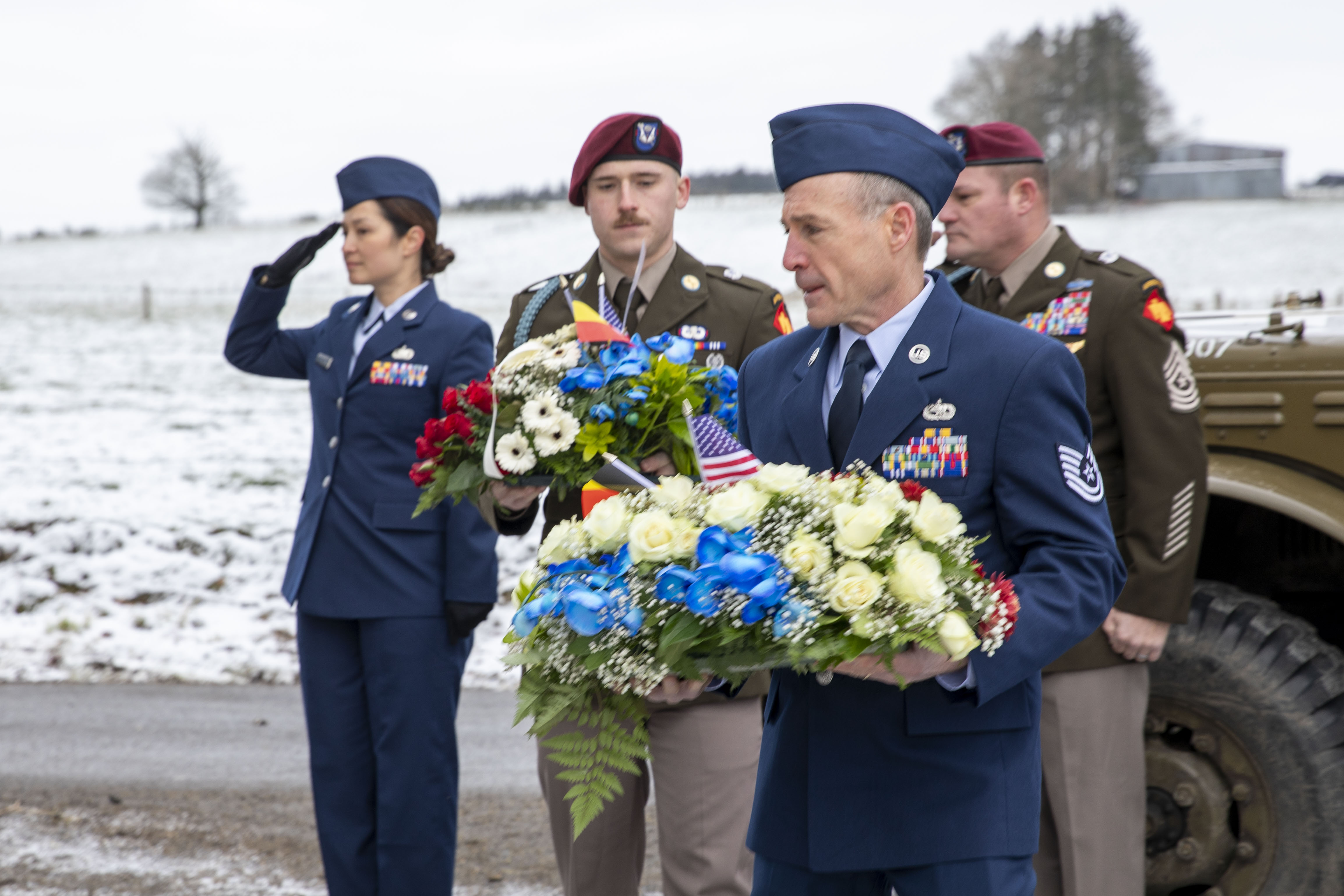Echoes of Valor: Nebraska National Guard Returns to Bastogne 80 Years ...