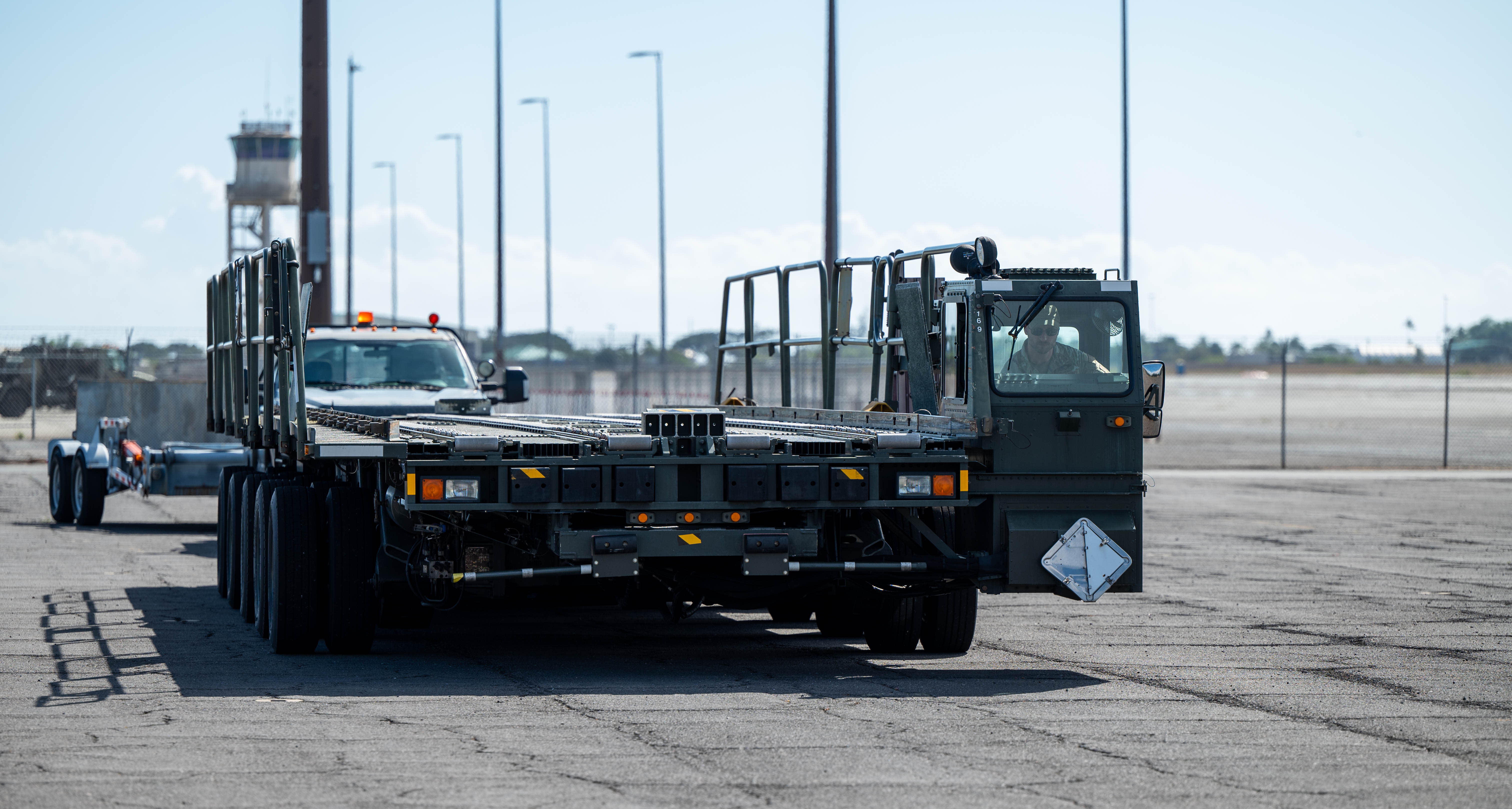 The 647th Logistics Readiness Squadron use a Deployable Automated Cargo ...