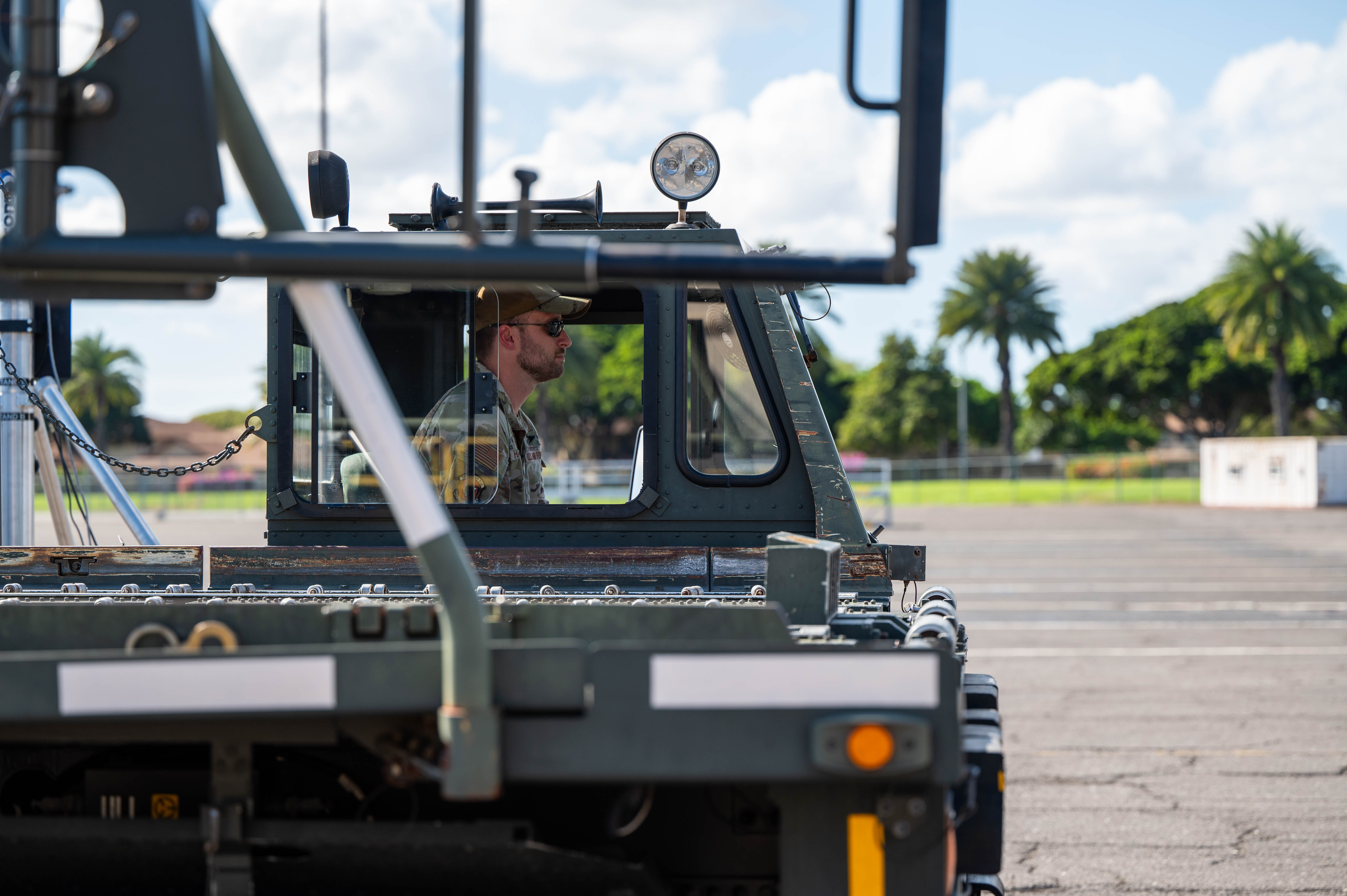 The 647th Logistics Readiness Squadron use a Deployable Automated Cargo ...