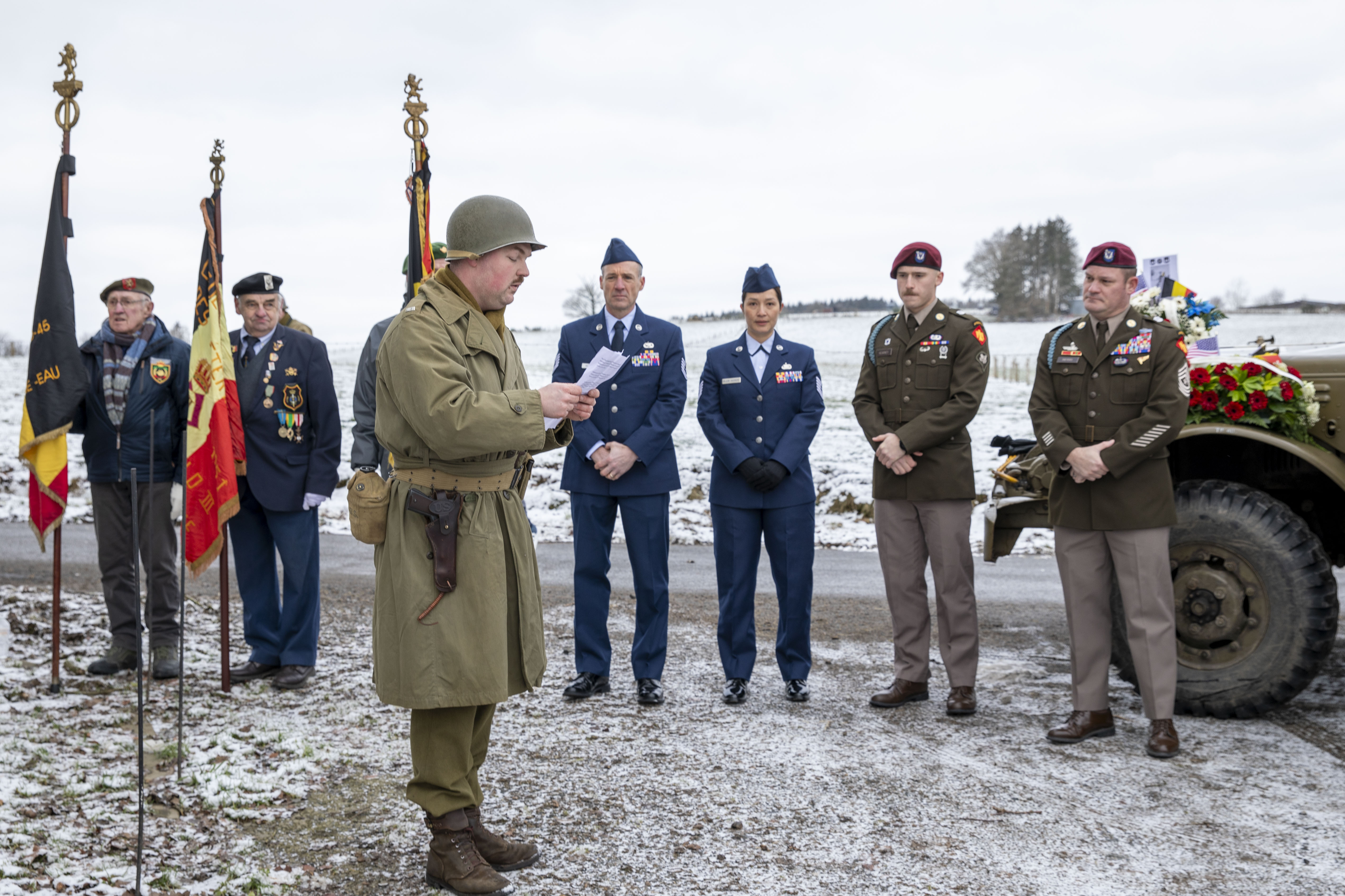 Echoes of Valor: Nebraska National Guard Returns to Bastogne 80 Years Later