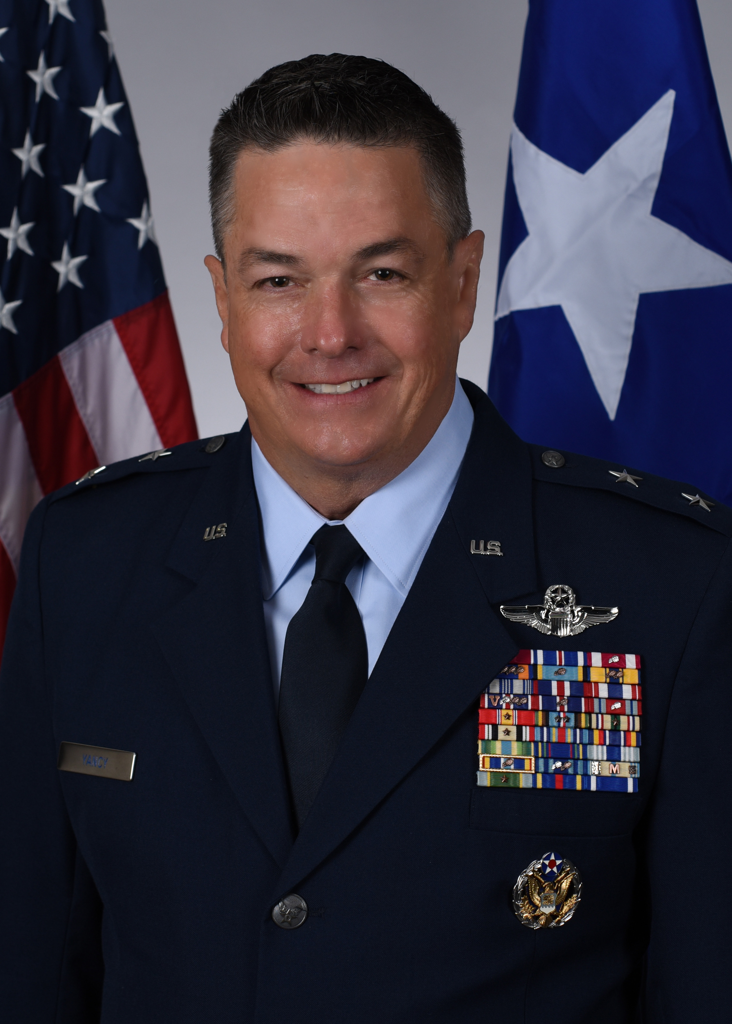 CHRISTOPHER F. YANCY > Air Force > Biography Display