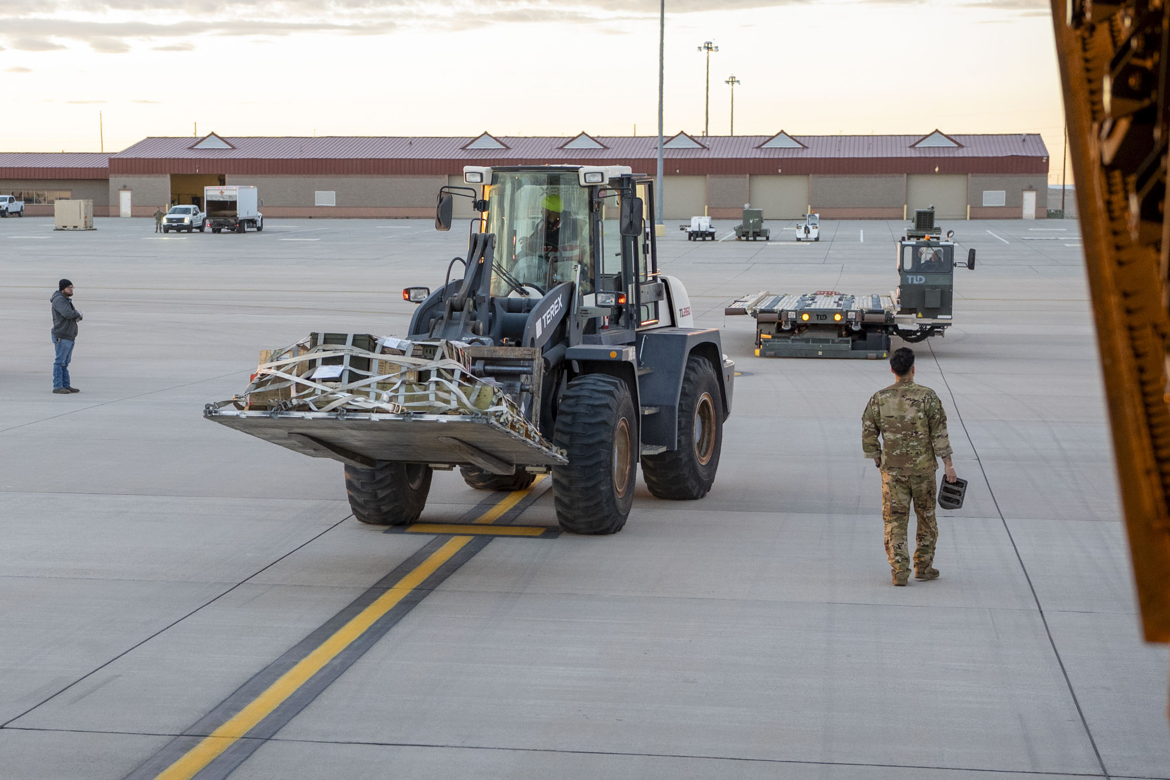 USAF transports military police, supports USCBP's Southern Border ...