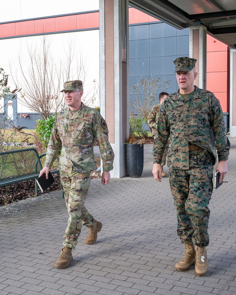 EUCOM leadership visits with 603 AOC > Ramstein Air Base > Article Display