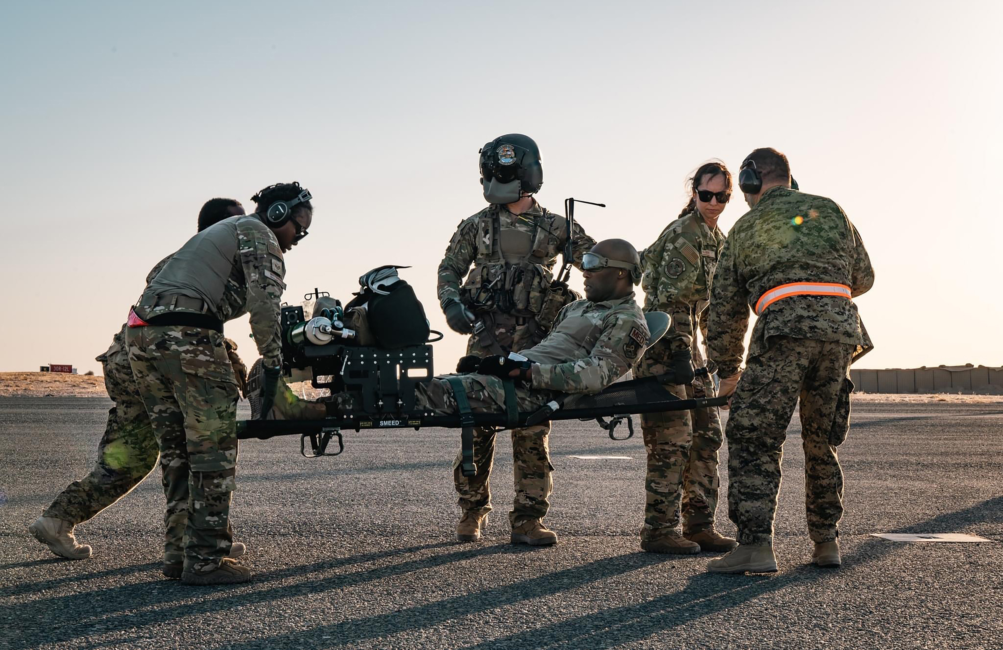 Transporting patients: 36th AES return from deployment > 919th Special Operations Wing > Article ...