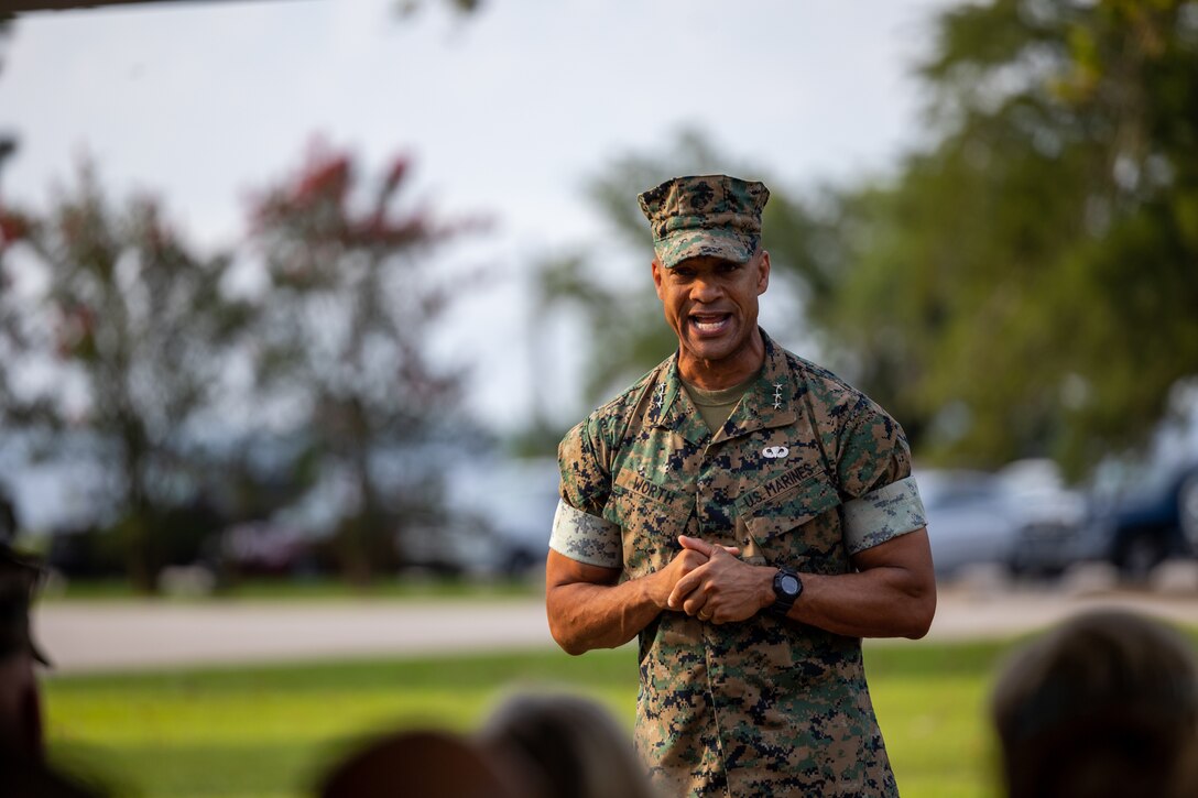 Lt. Gen. Calvert L. Worth Promotion Ceremony