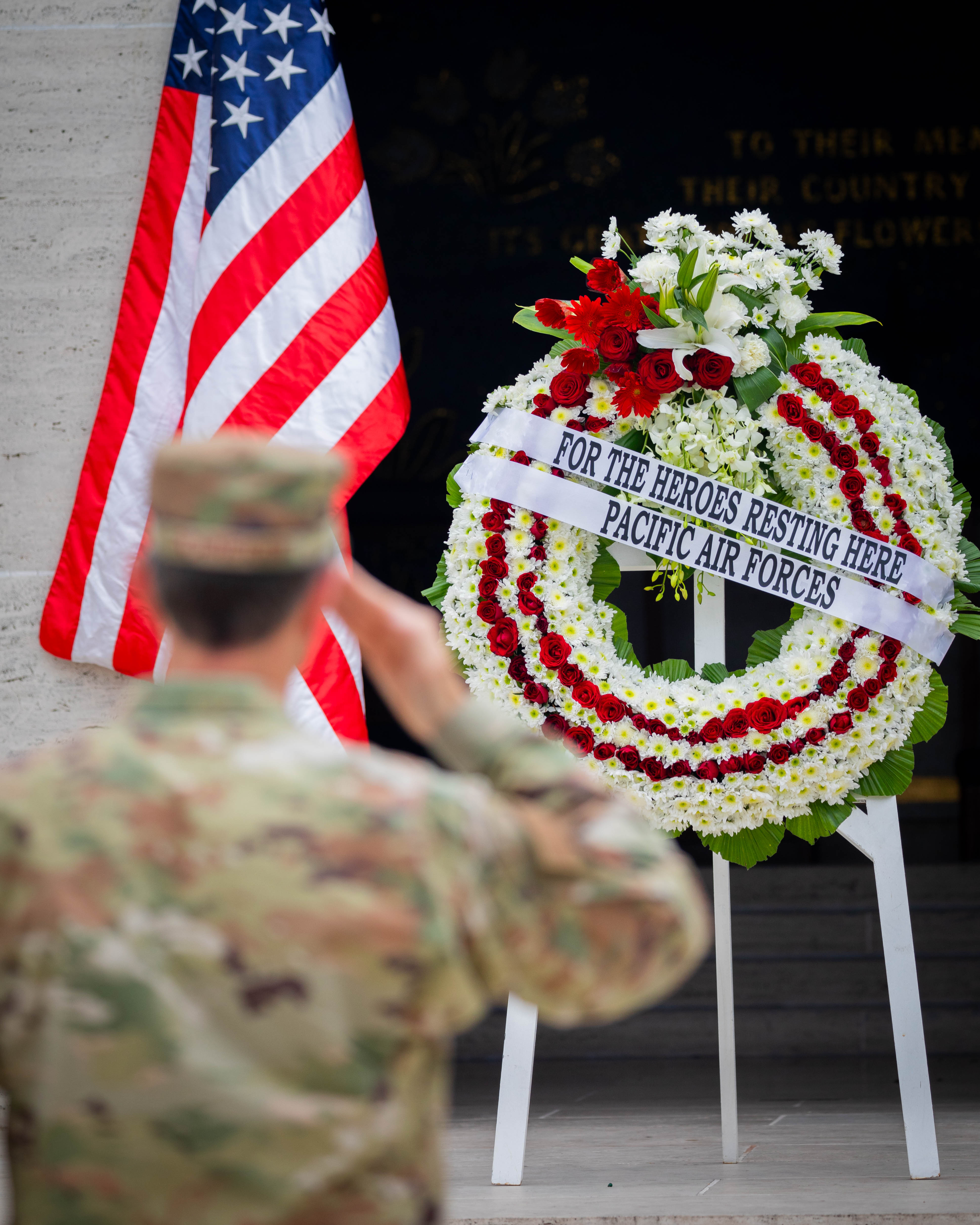 COMPACAF honors fallen service members at Manila American Cemetery ...